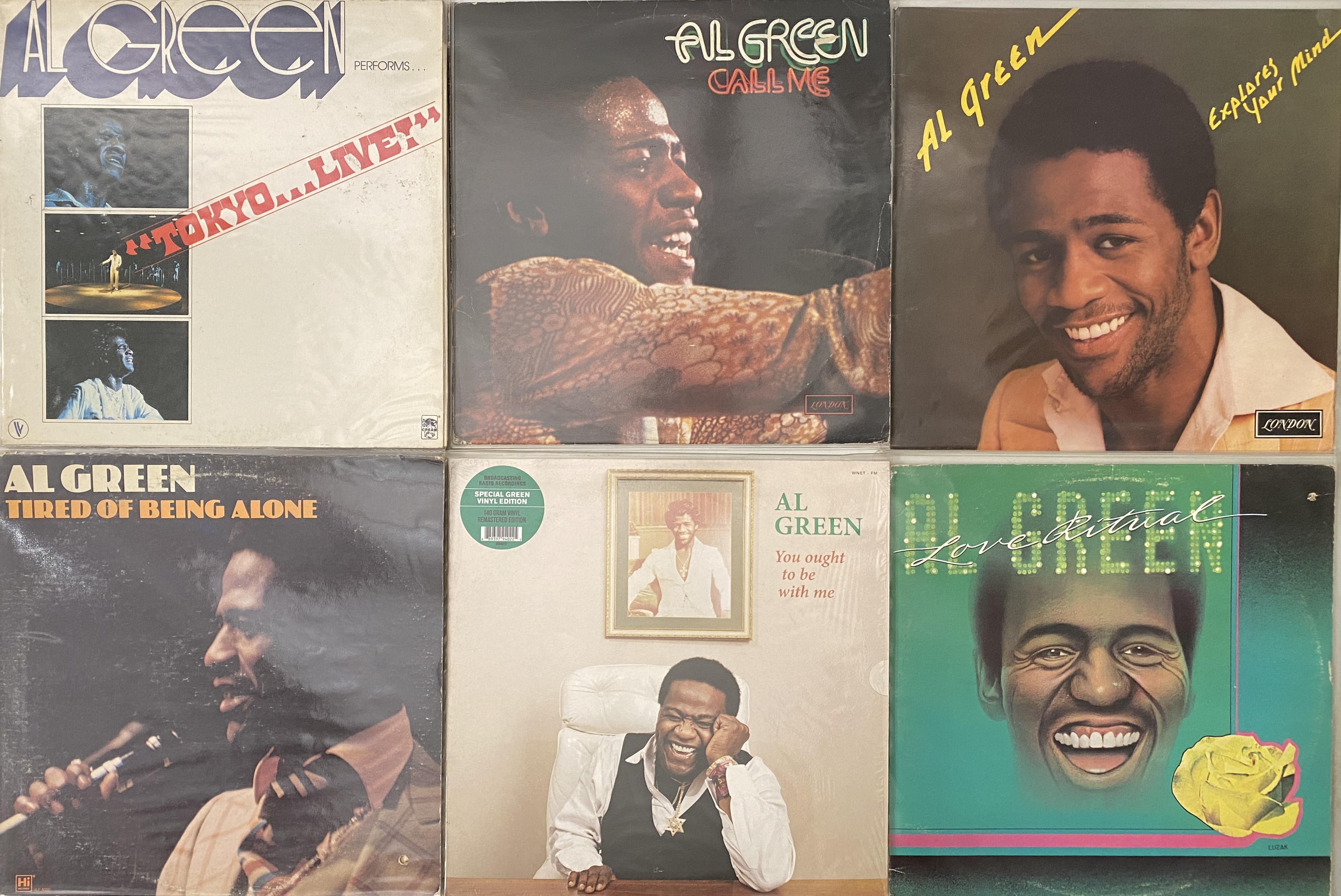 Lot 146 - AL GREEN - LP COLLECTION