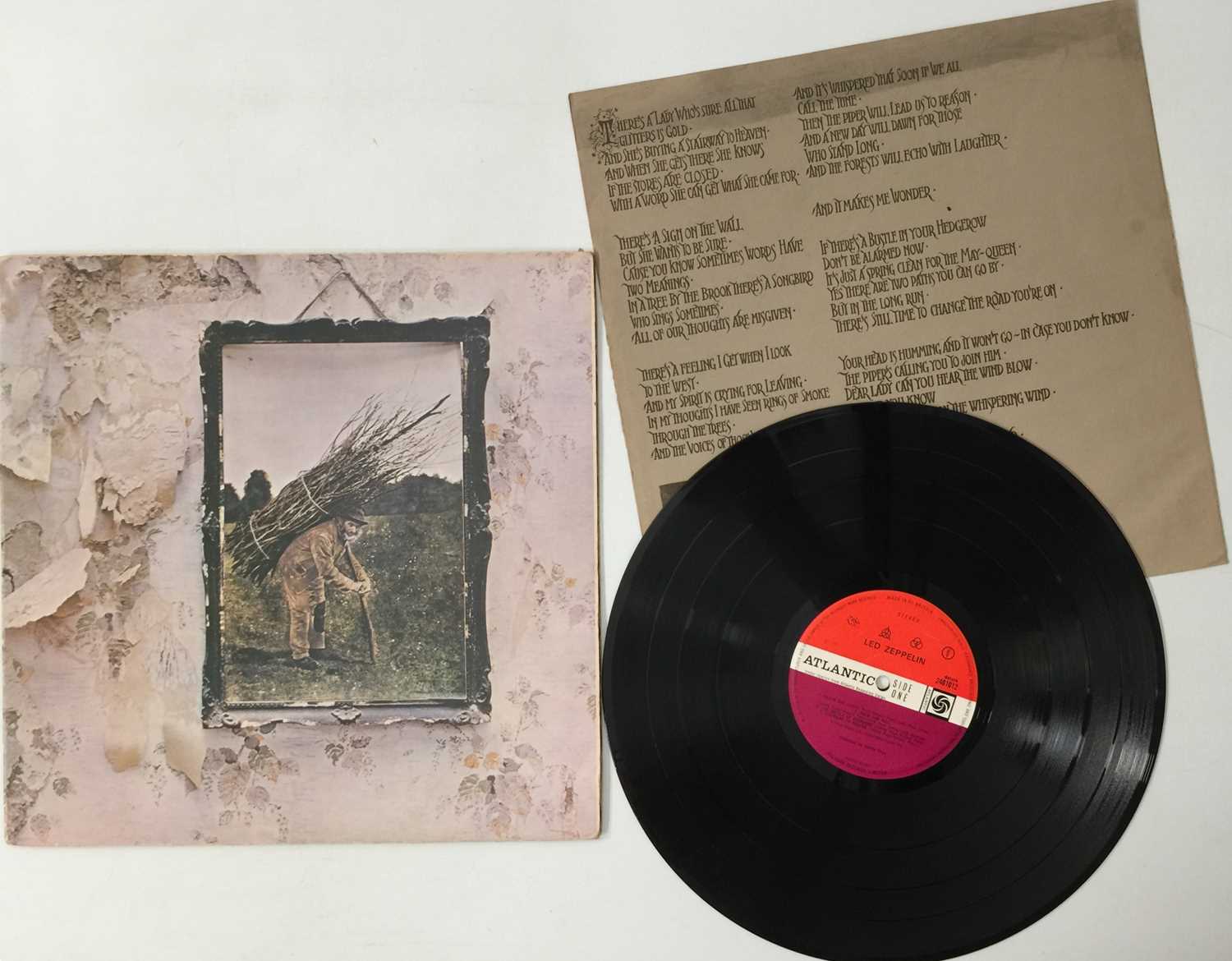 Lot 659 - LED ZEPPELIN - IV LP (UK PLUM/ RED
