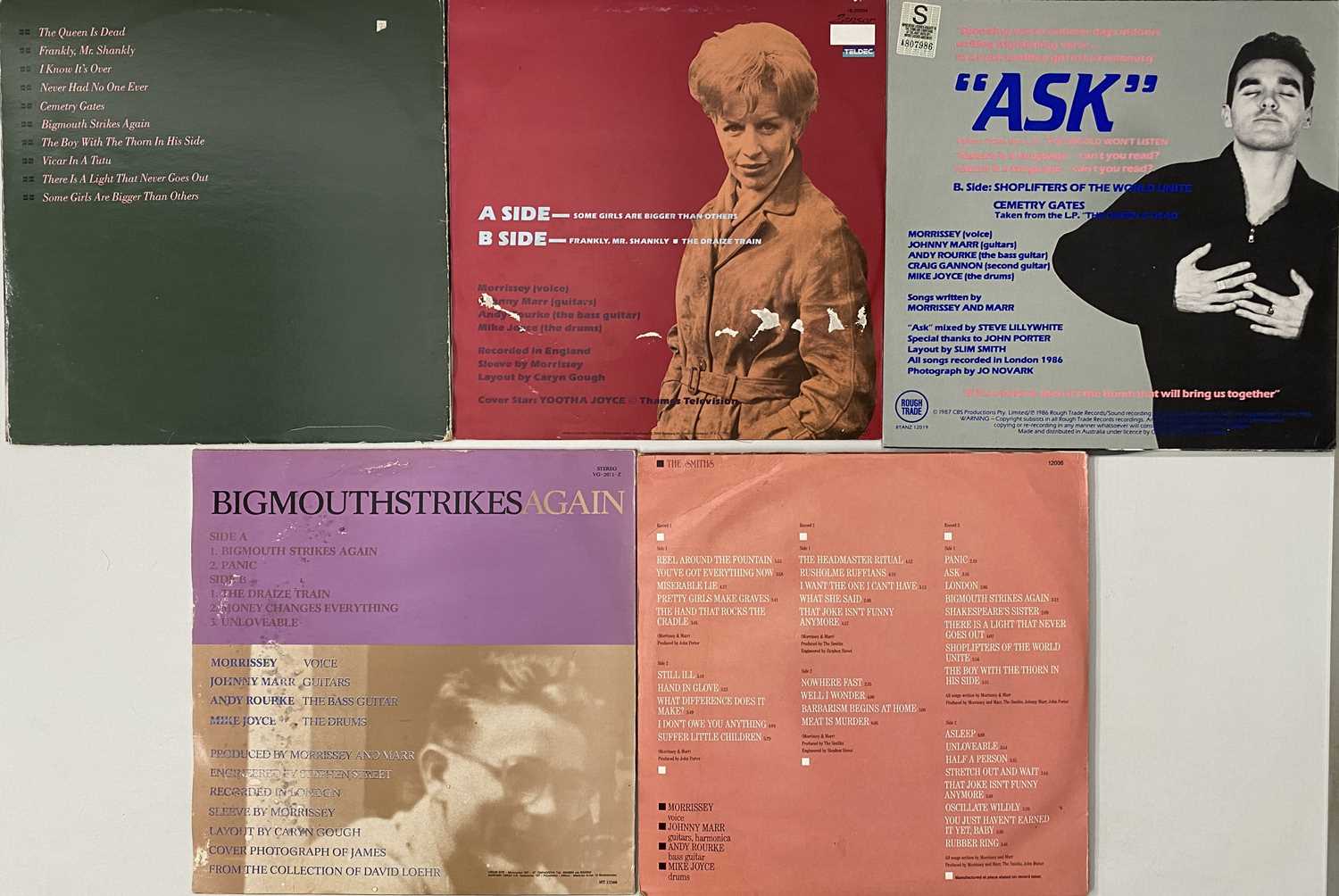 Lot 660 - THE SMITHS - LPs/ 12" PACK (OVERSEAS