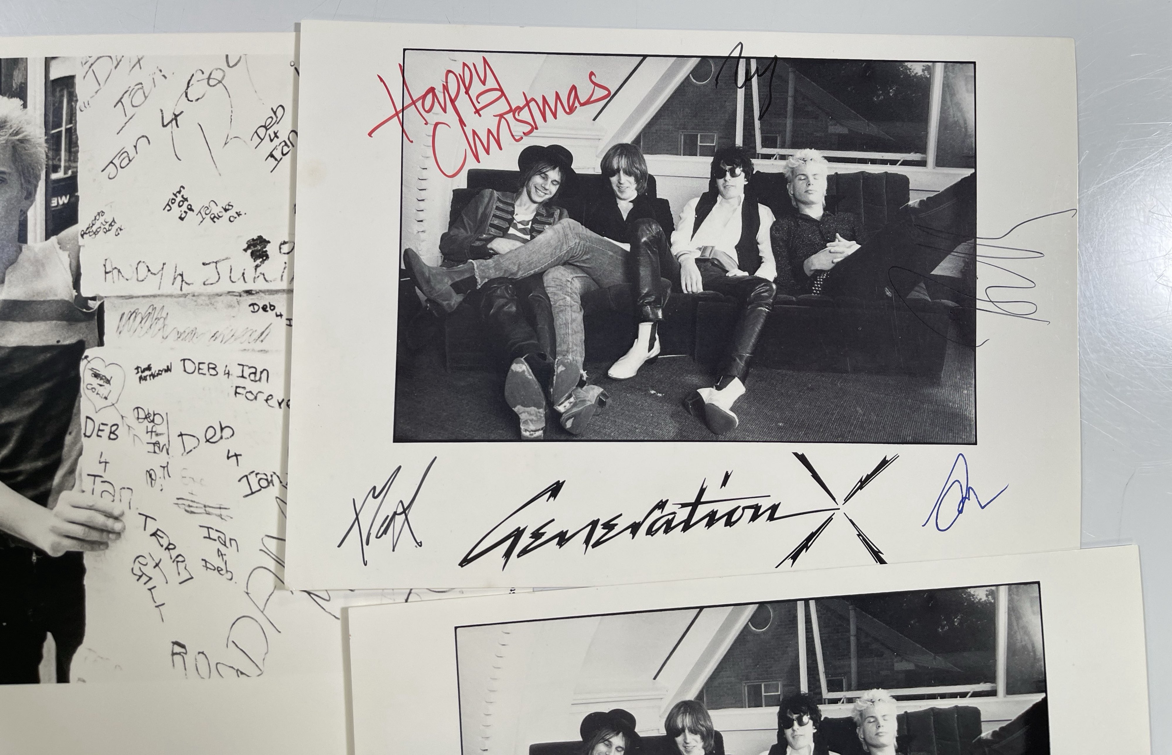 Lot 558 - PUNK MEMORABILIA - GENERATION X FAN CLUB