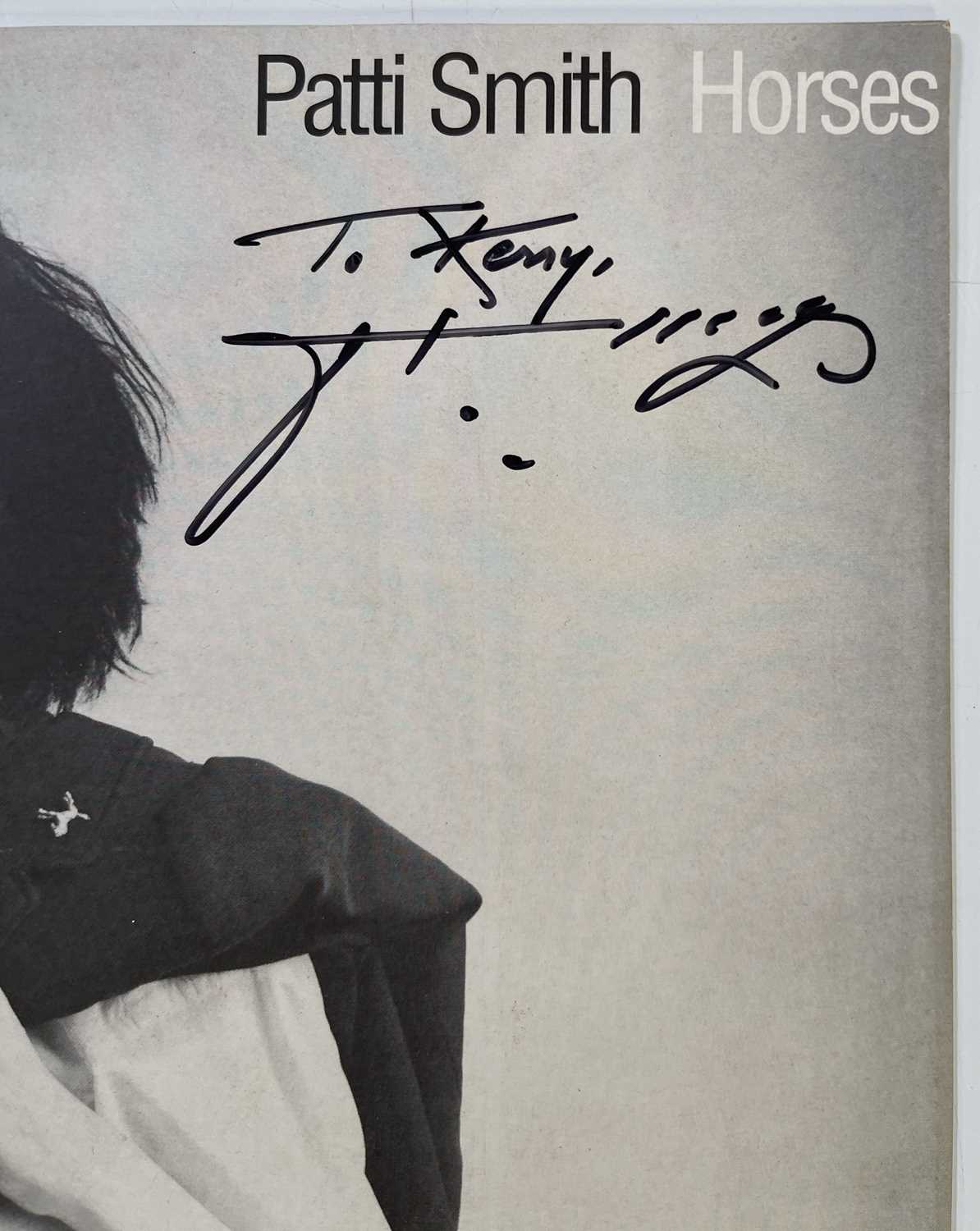 Lot 560 - PATTI SMITH - A SIGNED COPY OF 'HORSES'.