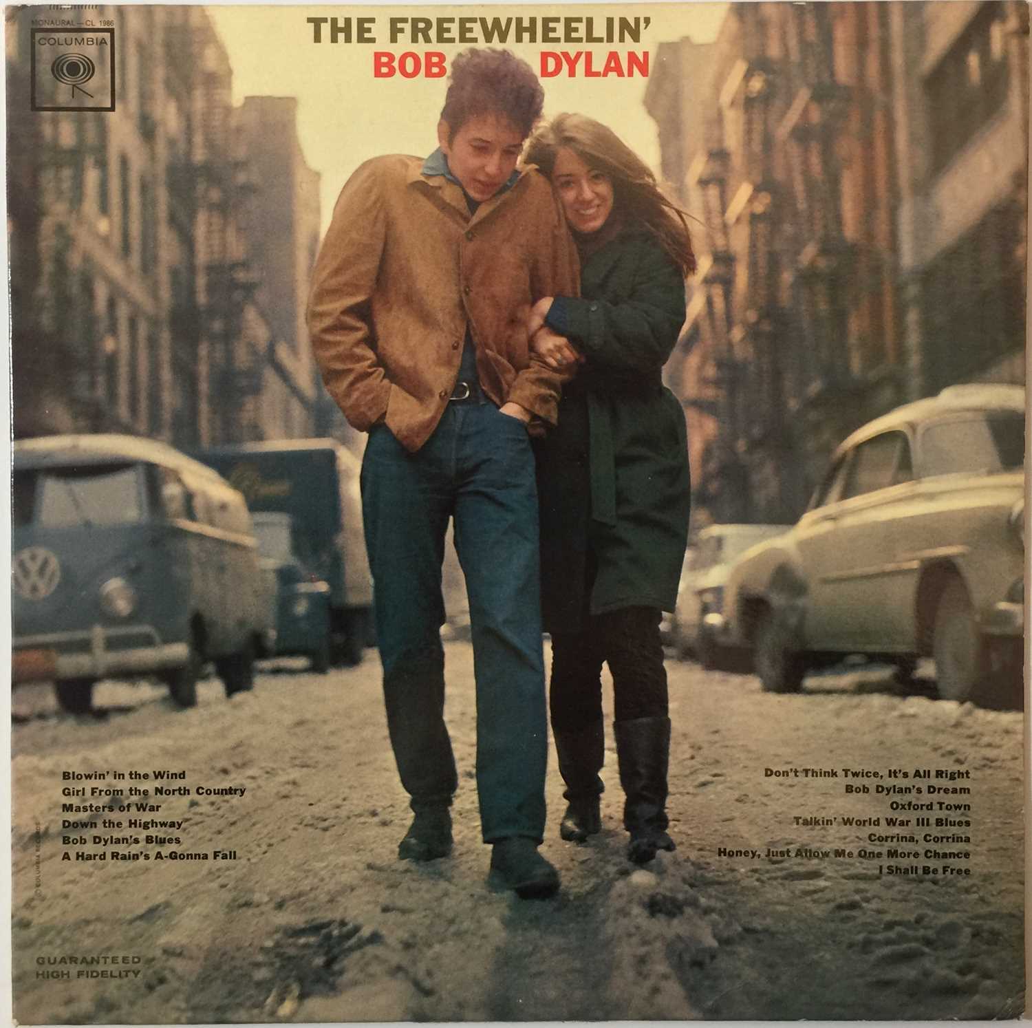 Lot 166 - Bob Dylan - The Freewheelin' Bob Dylan LP