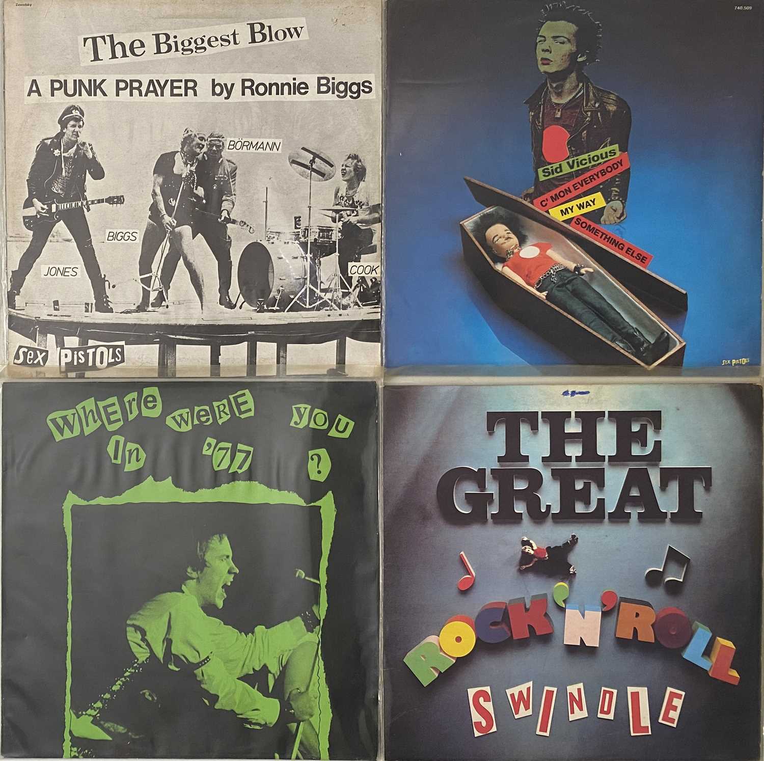 Lot 735 Sex Pistols Lp Pack 5792