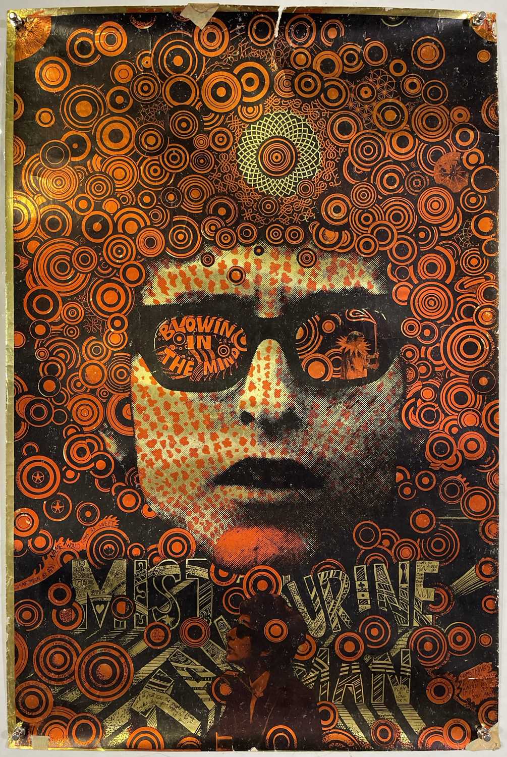 Lot 232 - MARTIN SHARP - BOB DYLAN - BLOWIN' IN THE