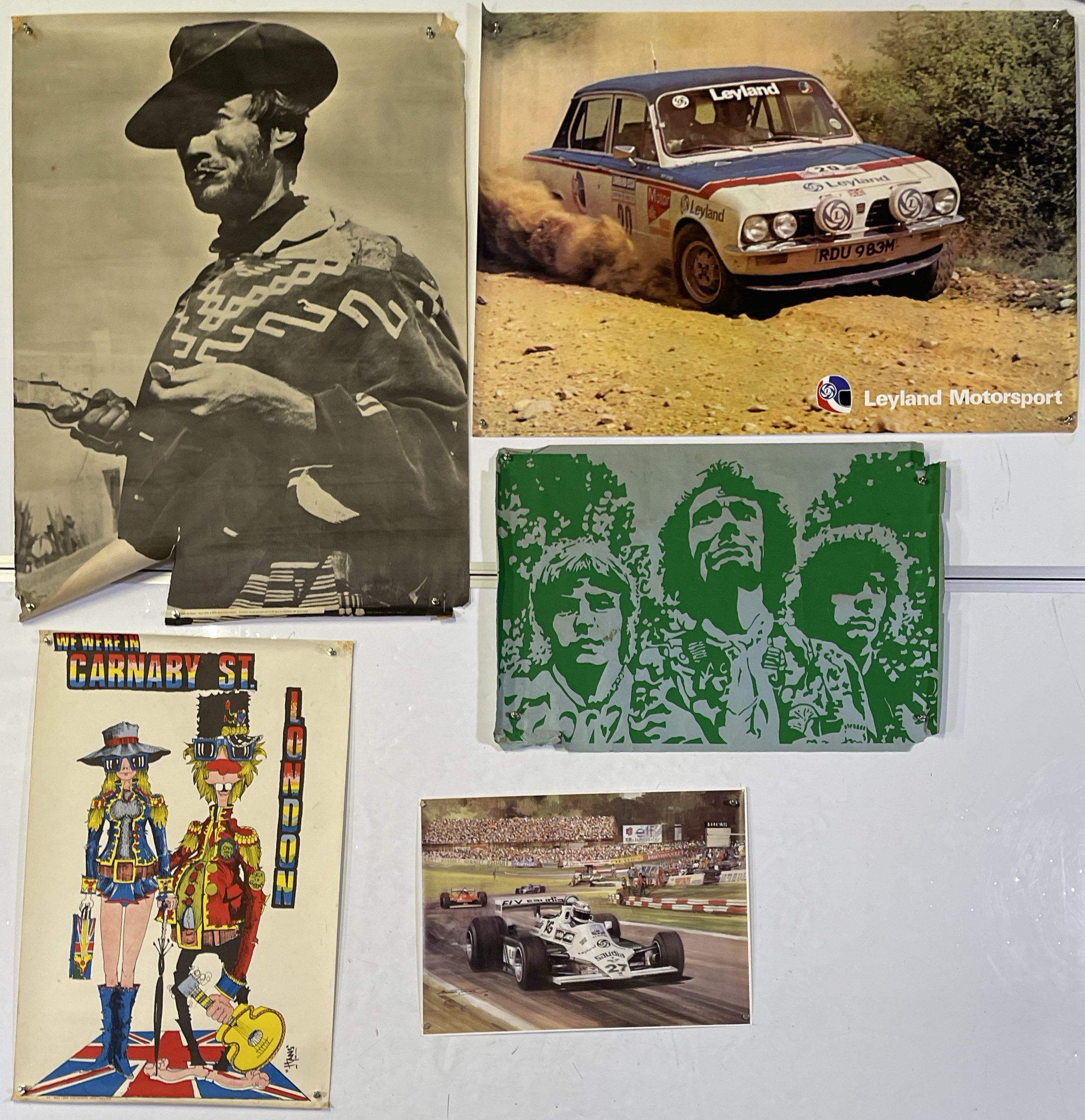 Lot 2310234 - 1960S / 70S POSTERS INC ORIGINAL CARNABY