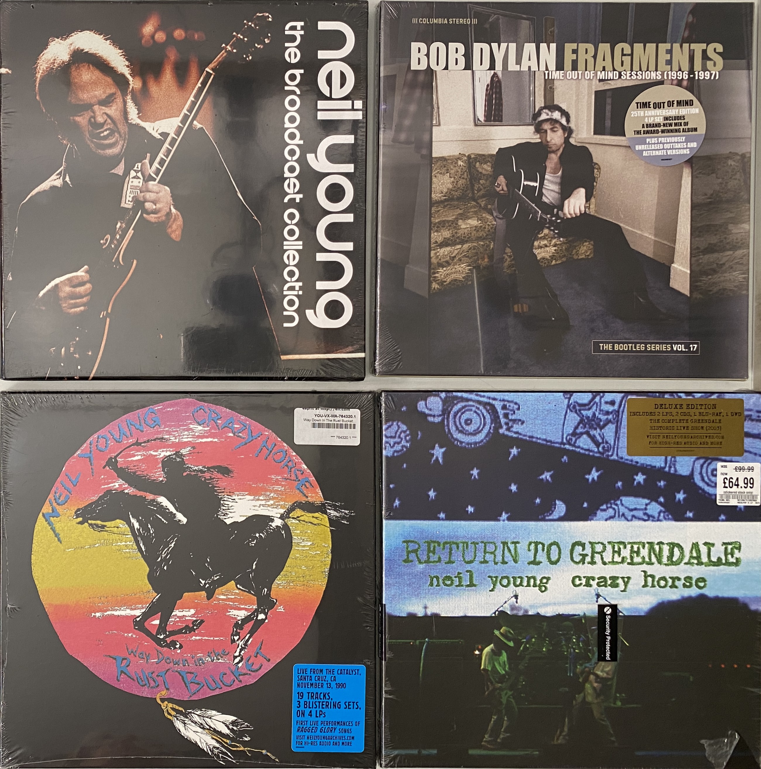 Lot 775 - NEIL YOUNG / BOB DYLAN - BOX SETS