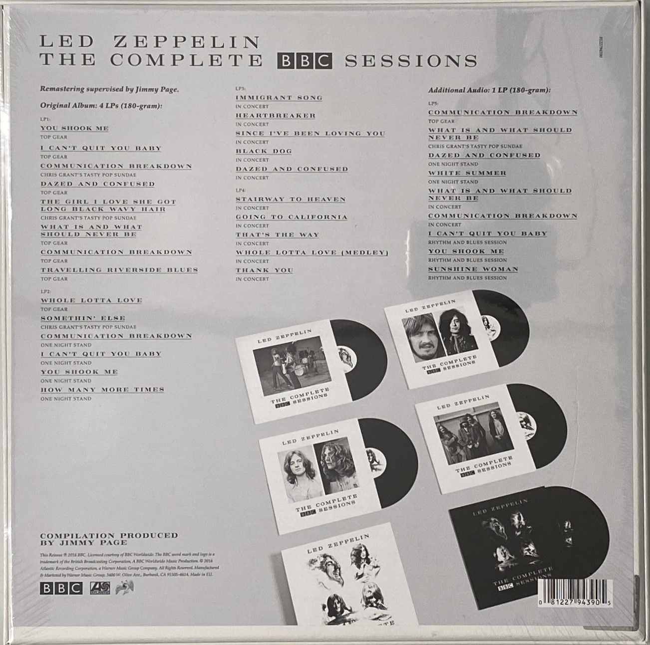 Lot 777 - LED ZEPPELIN - THE COMPLETE BBC SESSIONS BOX