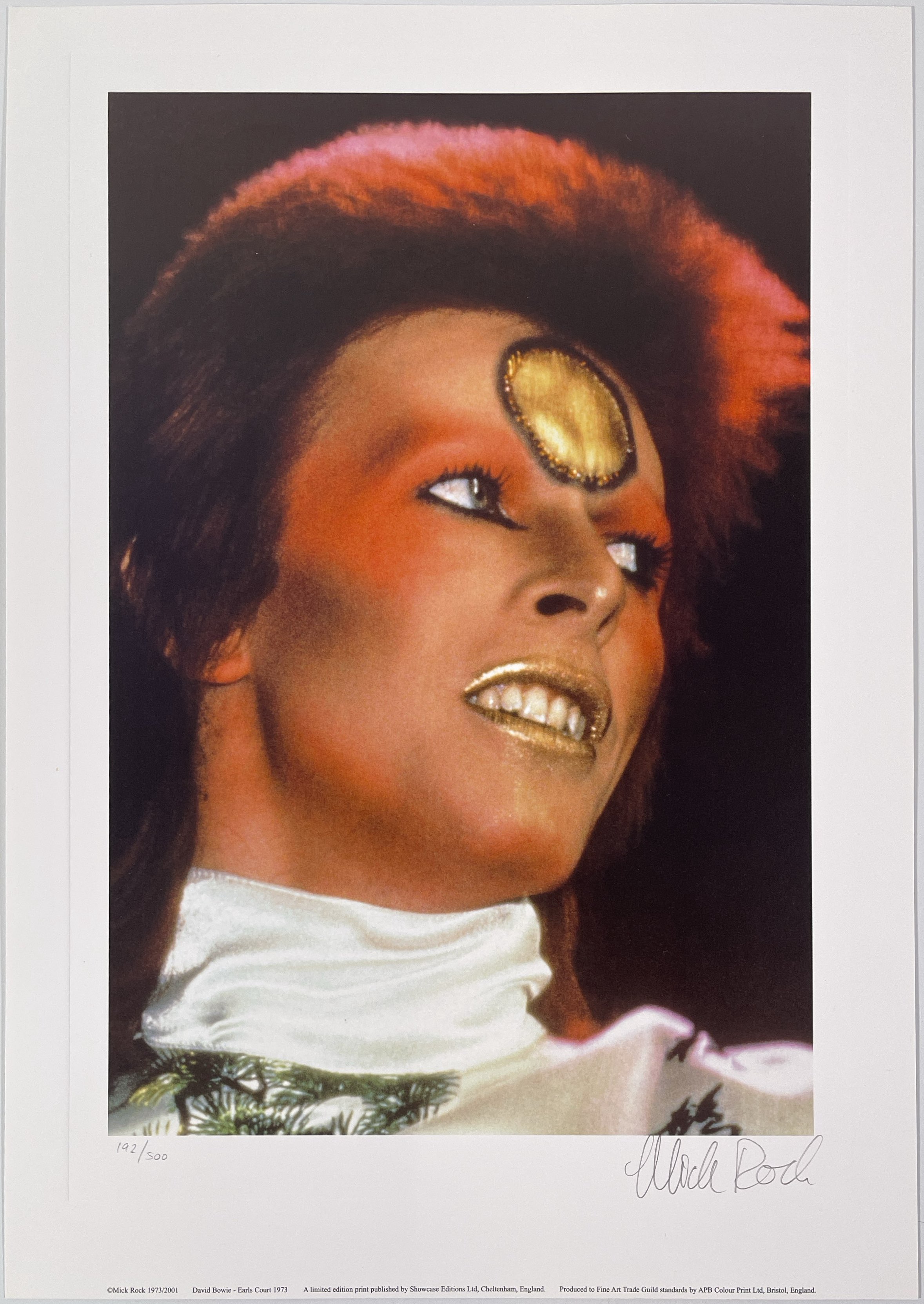 Lot 444 - DAVID BOWIE - MICK ROCK - SIGNED LIMITED