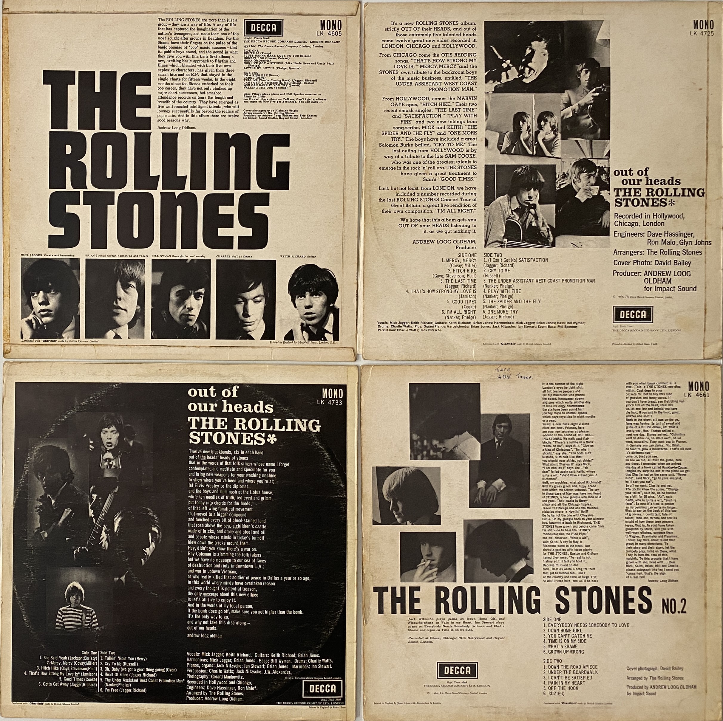 Lot 693 - THE ROLLING STONES - 60s LPs (EARLY/ORIGINAL