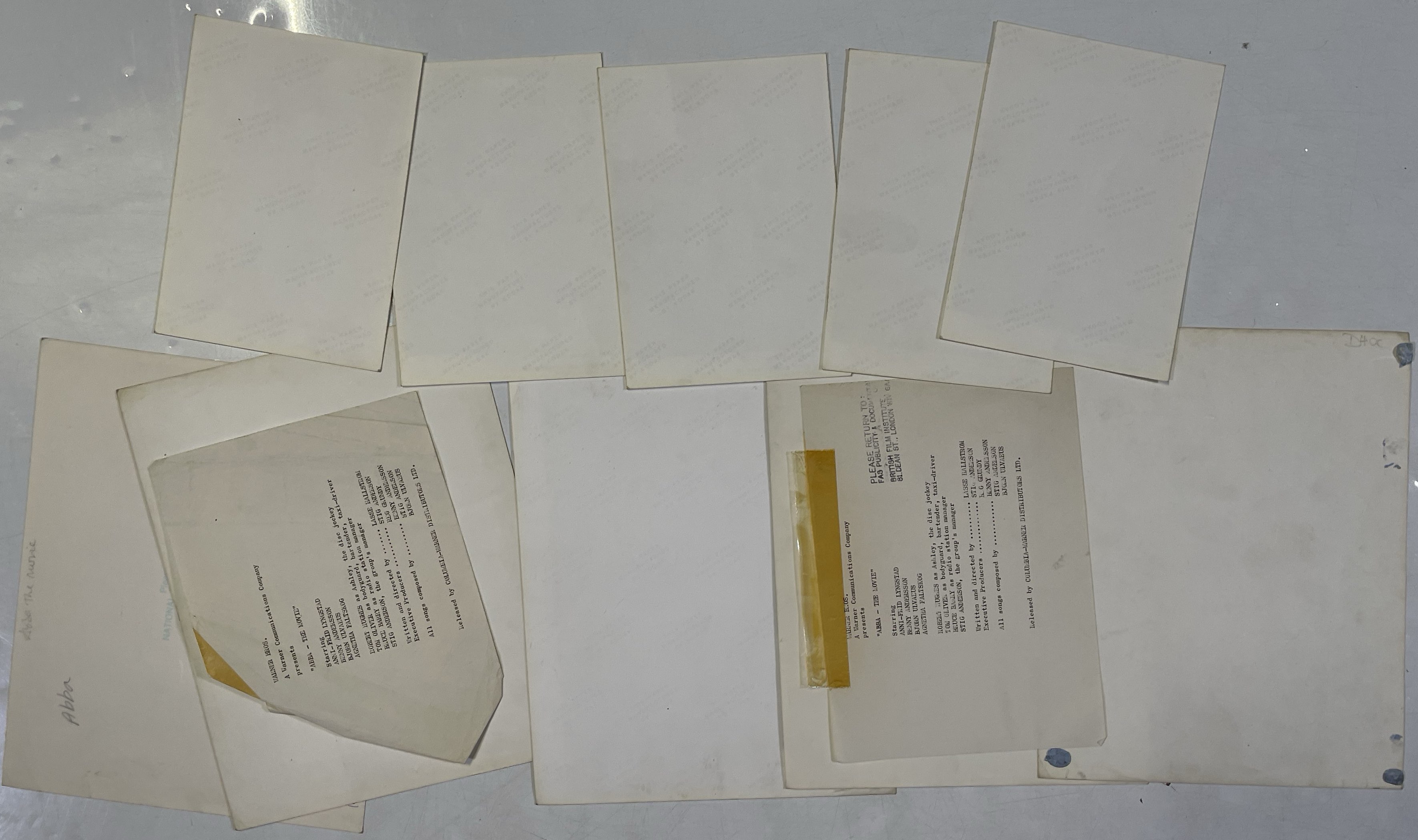Lot 165 - ABBA- ORIGINAL PRESS AND PROMO PHOTOGRAPHS