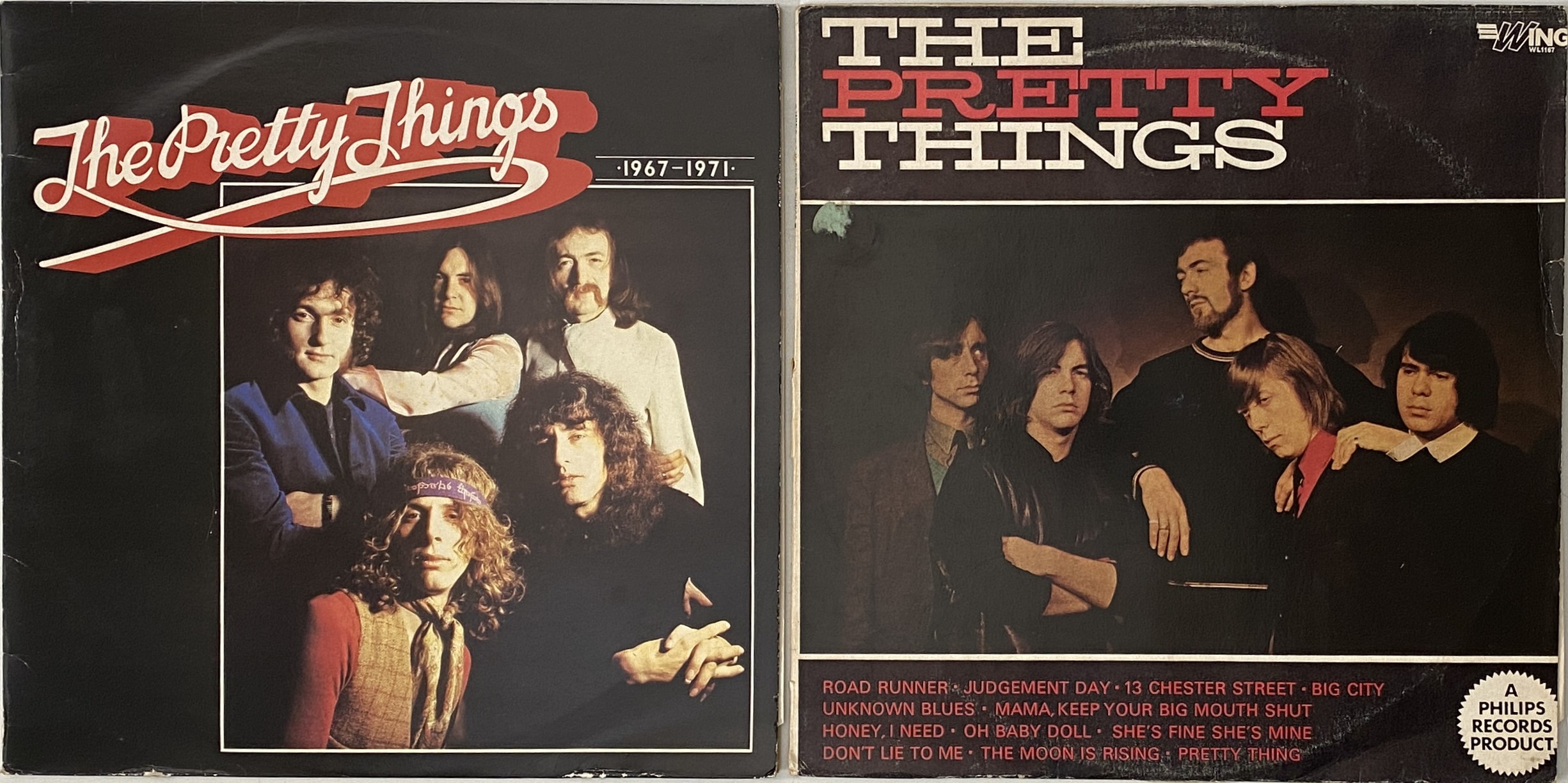 Lot 869 - THE PRETTY THINGS - LP PACK (INC 10"