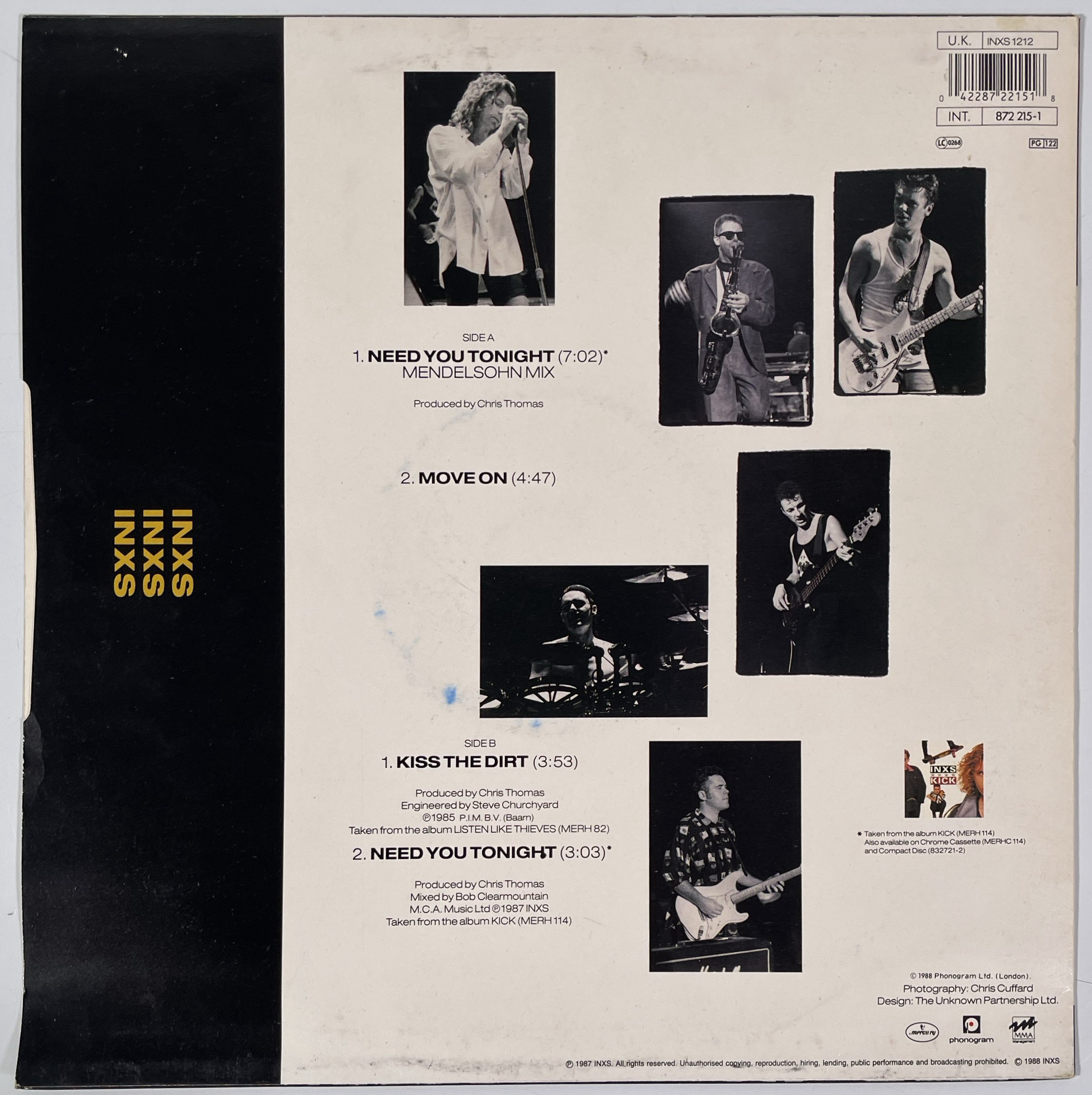 Lot 278 - INXS - FULLY SIGNED LP.