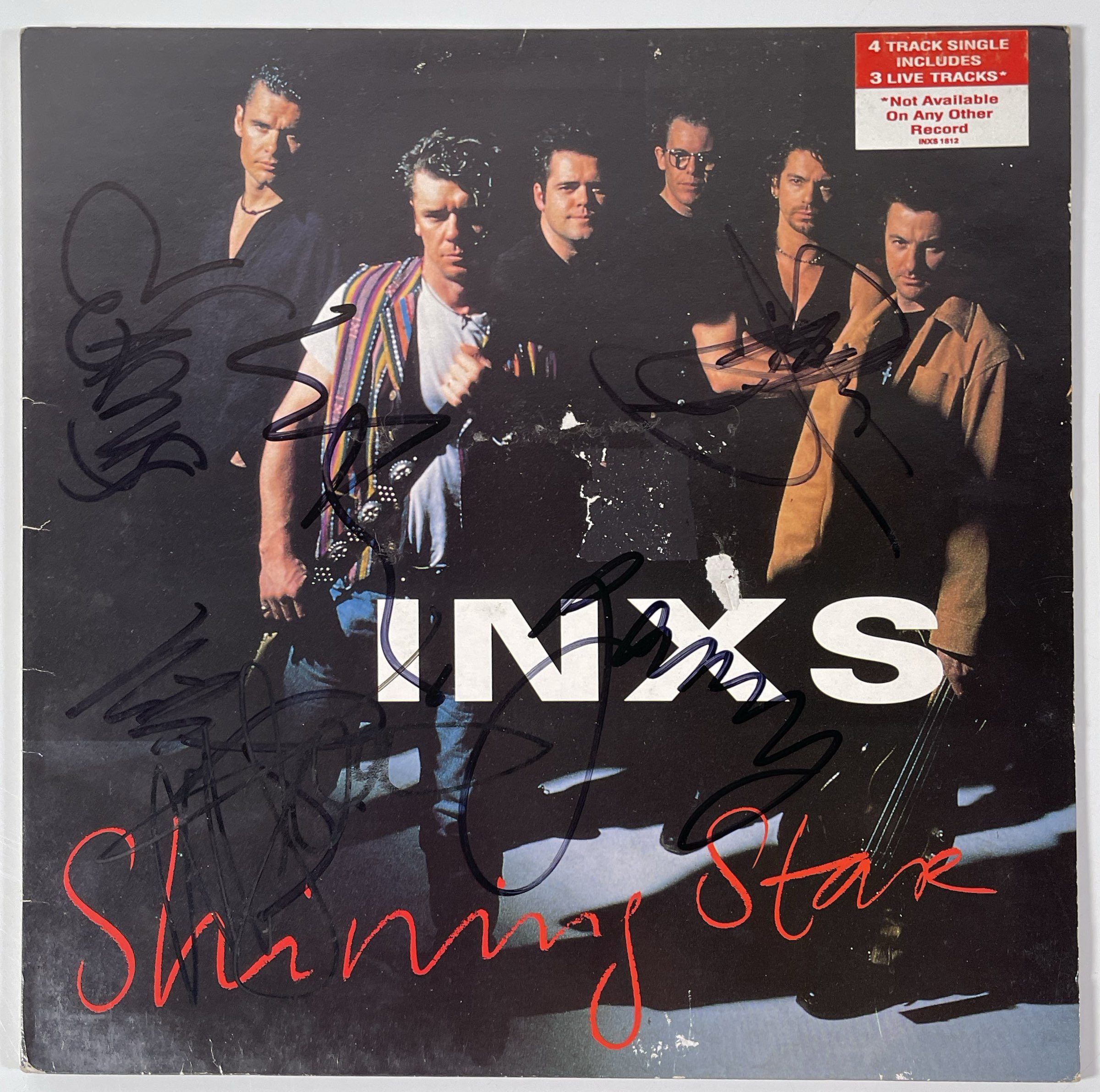 Lot 361 - INXS - A FULLY SIGNED LP.
