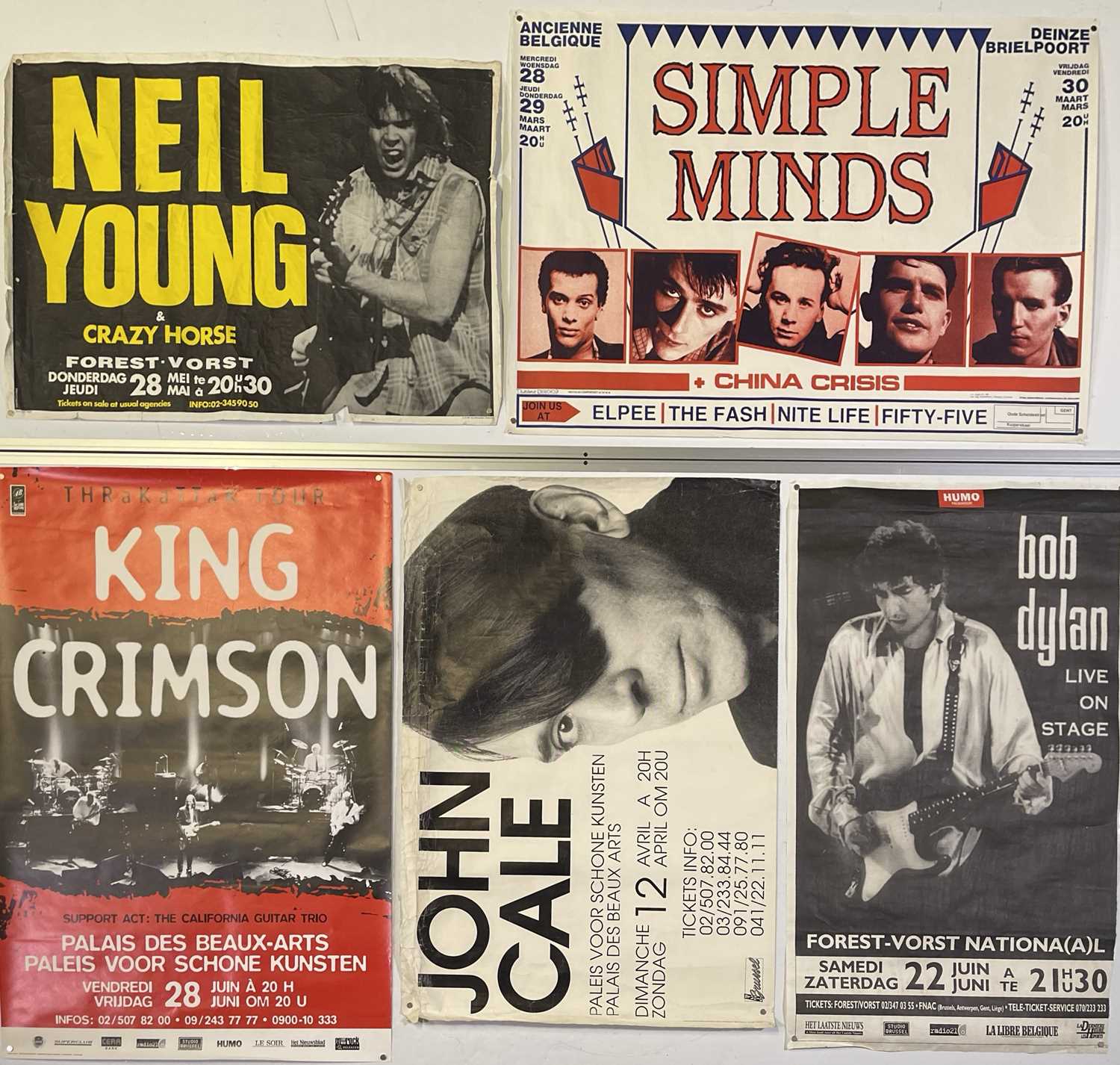 Lot 273 - ORIGINAL 1980S CONCERT POSTERS INC SIMPLE