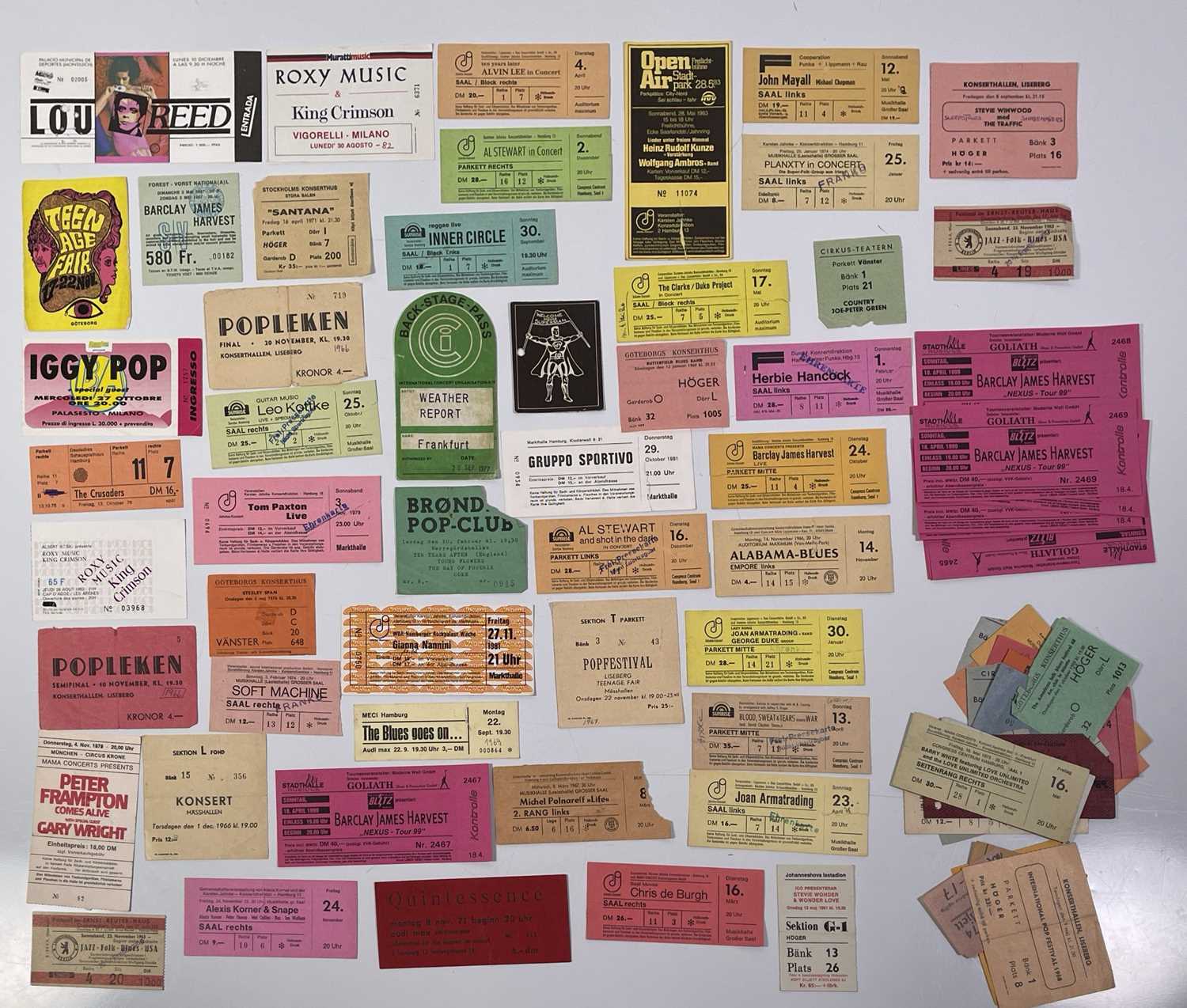 Lot 149 - OVERSEAS TICKET COLLECTION - EUROPE