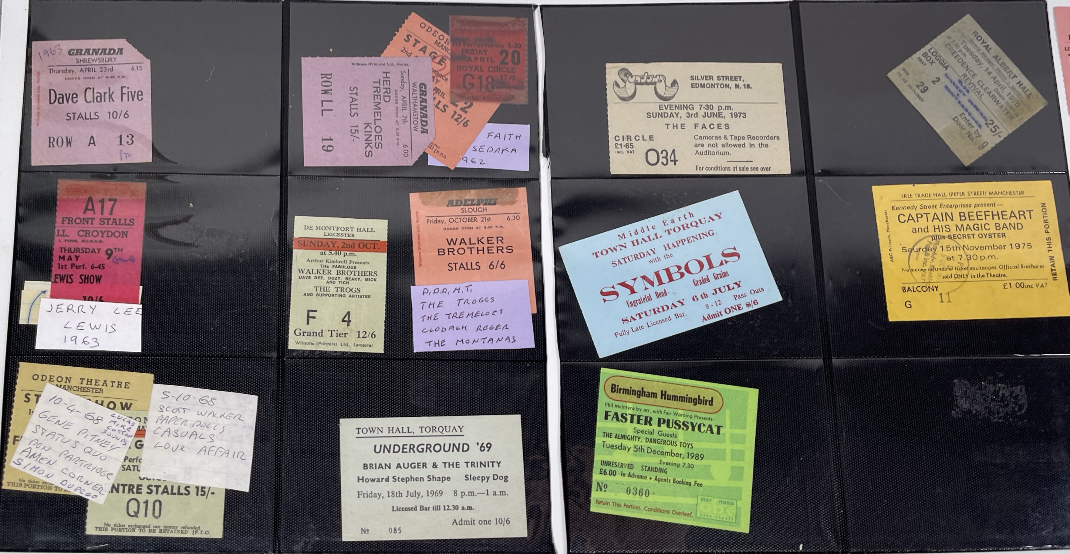 Lot 151 - CONCERT TICKET ARCHIVE - 60S-80S UK ROCK AND
