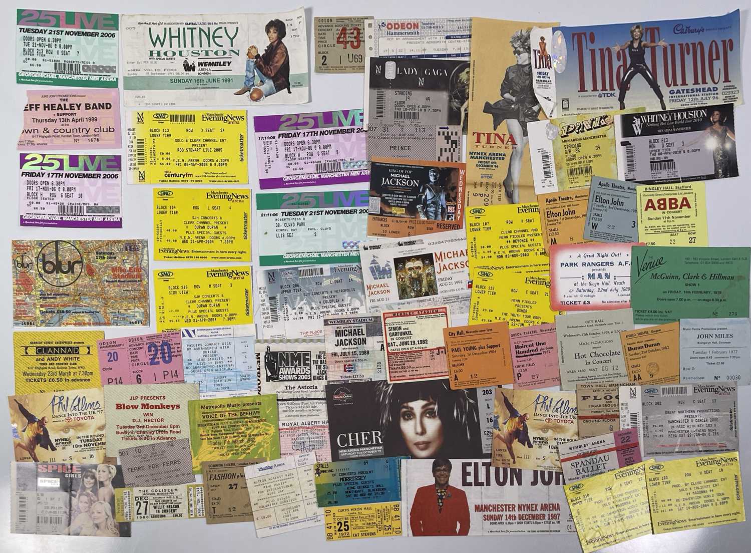 Lot 152 - UK ROCK AND POP TICKET COLLECTION INC VIP