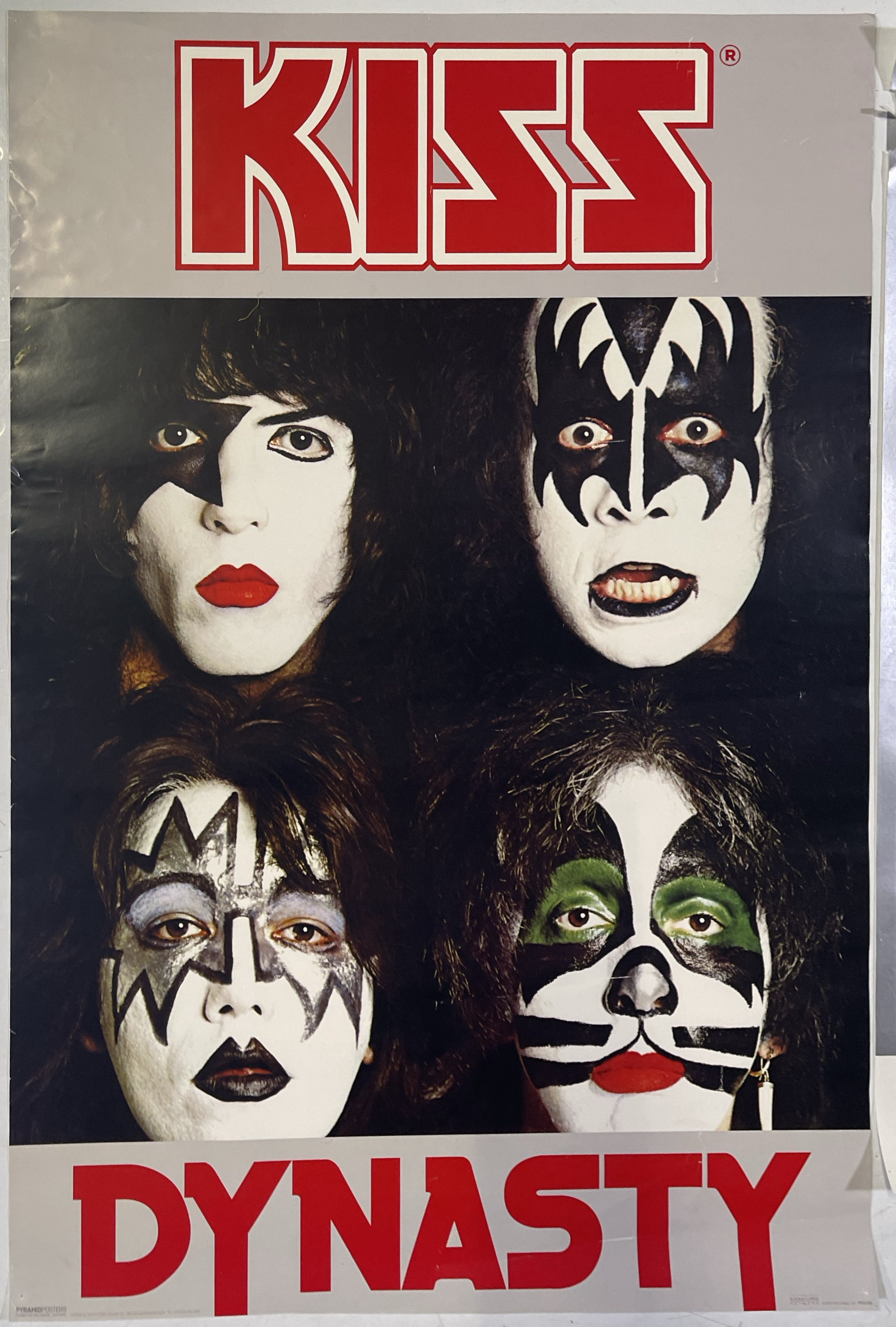 Lot 274 - KISS - ORIGINAL CONCERT / PROMO POSTER.