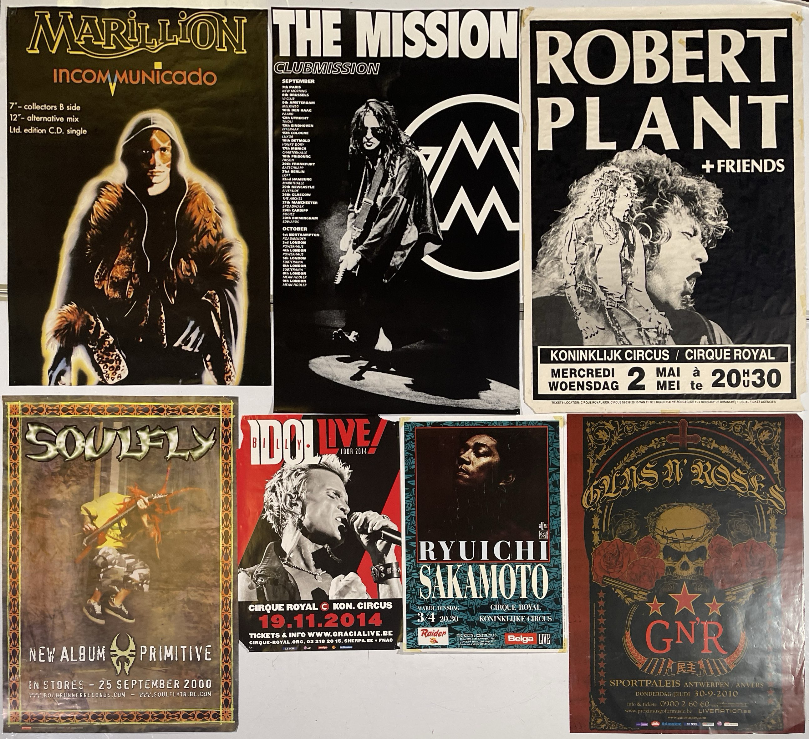 Lot 277 - CONCERT POSTER COLLECTION INC ROBERT