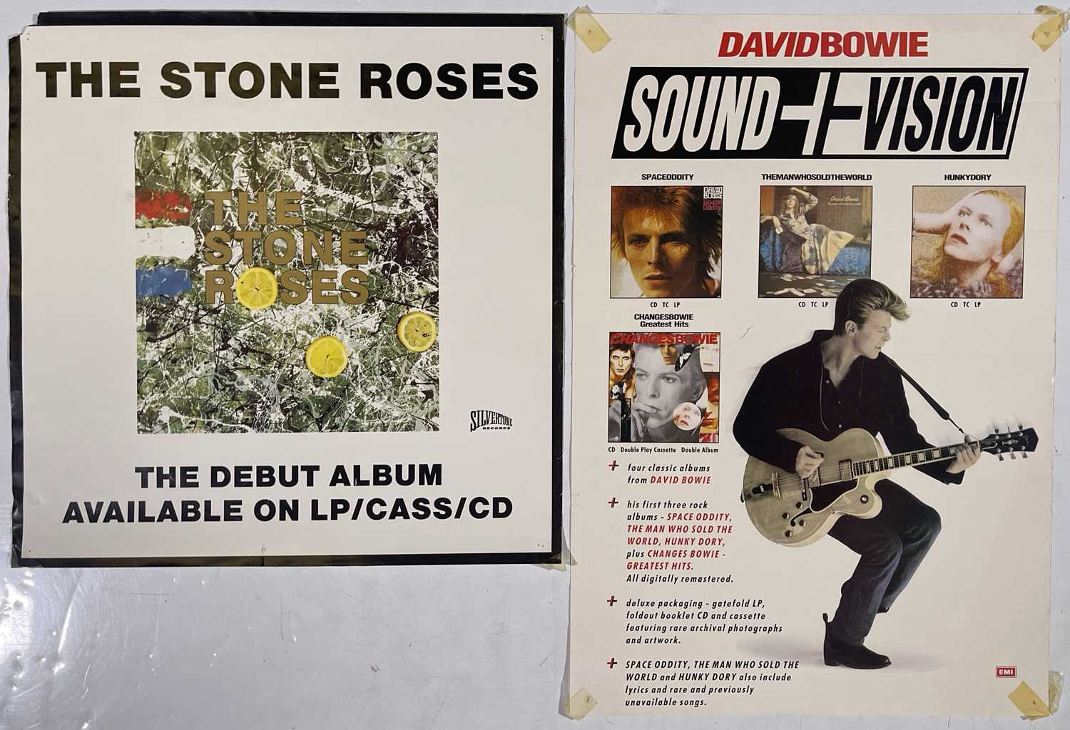 Lot 279 - DAVID BOWIE / STONE ROSES - COLLECTABLE