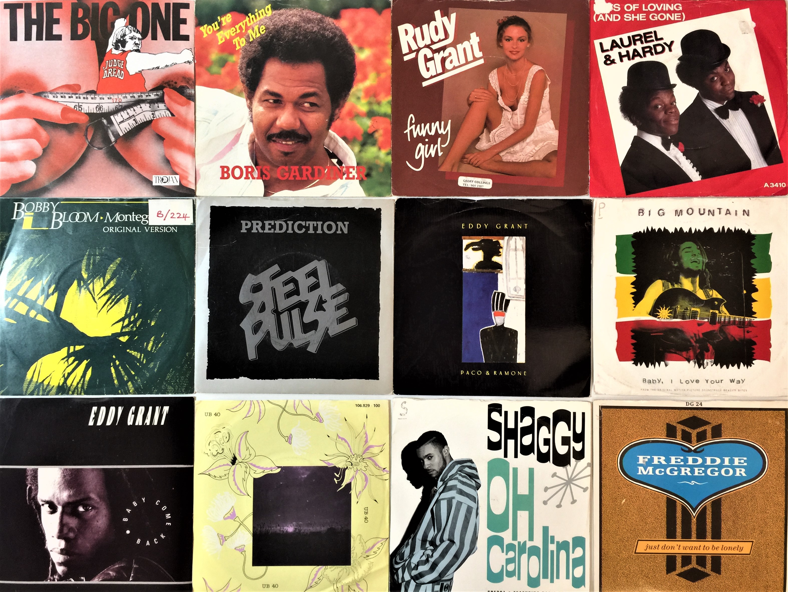 Lot 618 - REGGAE SINGLES - PICTURE SLEEVES.