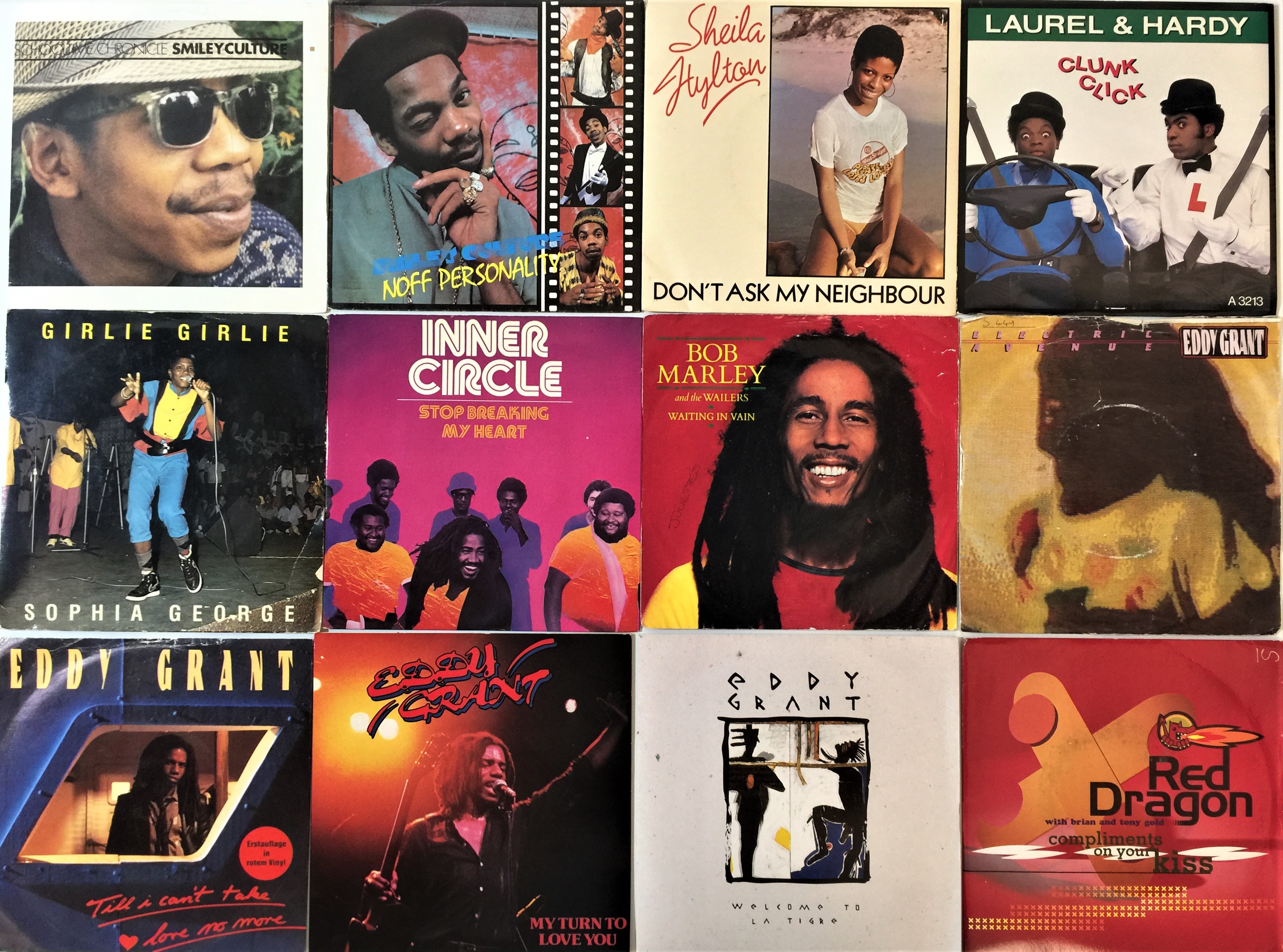 Lot 618 - REGGAE SINGLES - PICTURE SLEEVES.