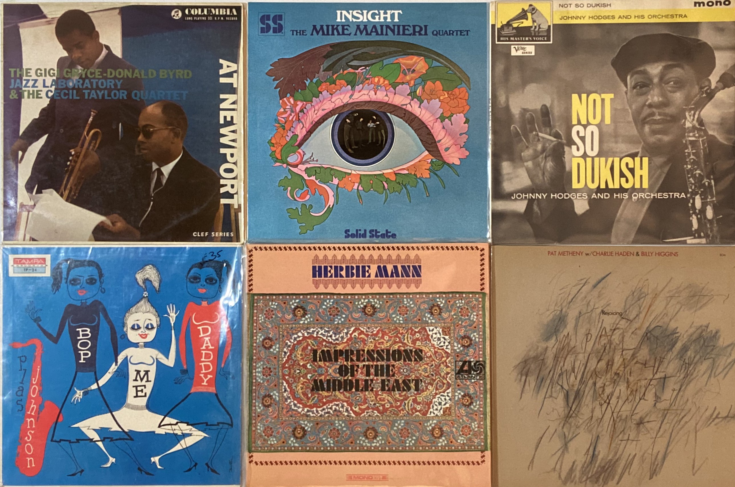 Lot 213 - JAZZ LPs (BOP/HARD BOP) - 'RARITIES AND