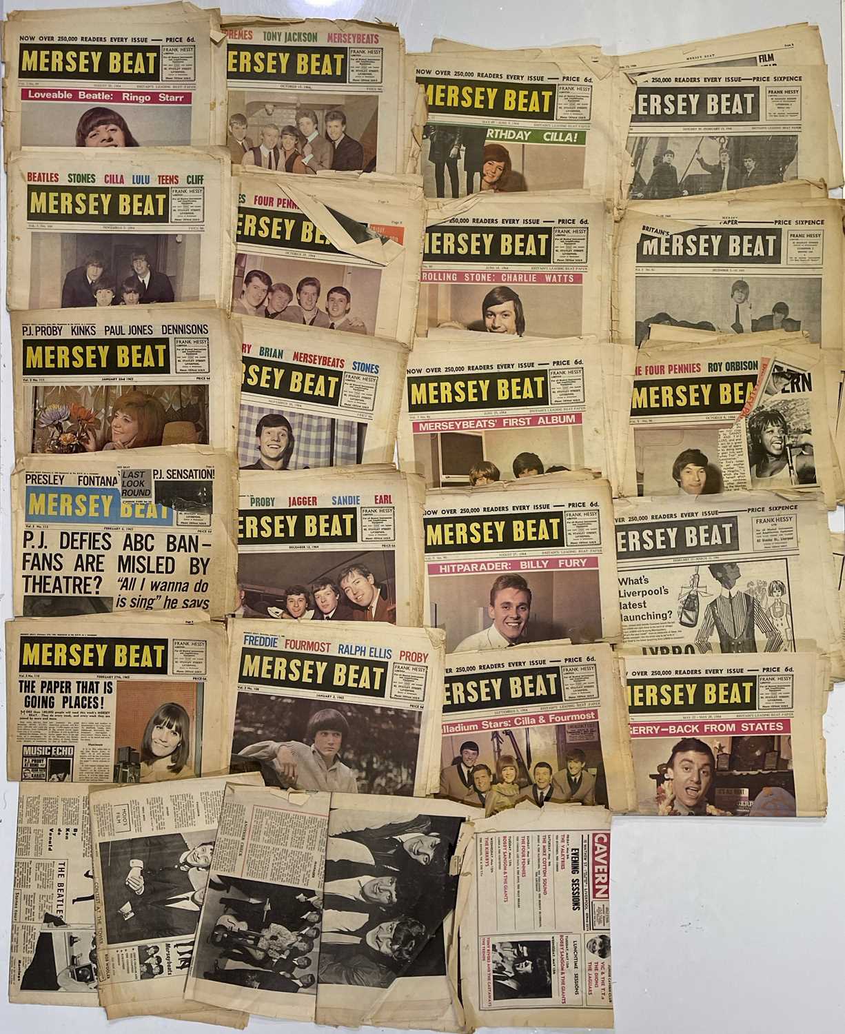 Lot 427 - BEATLES INTEREST - ORIGINAL ISSUES OF MERSEY