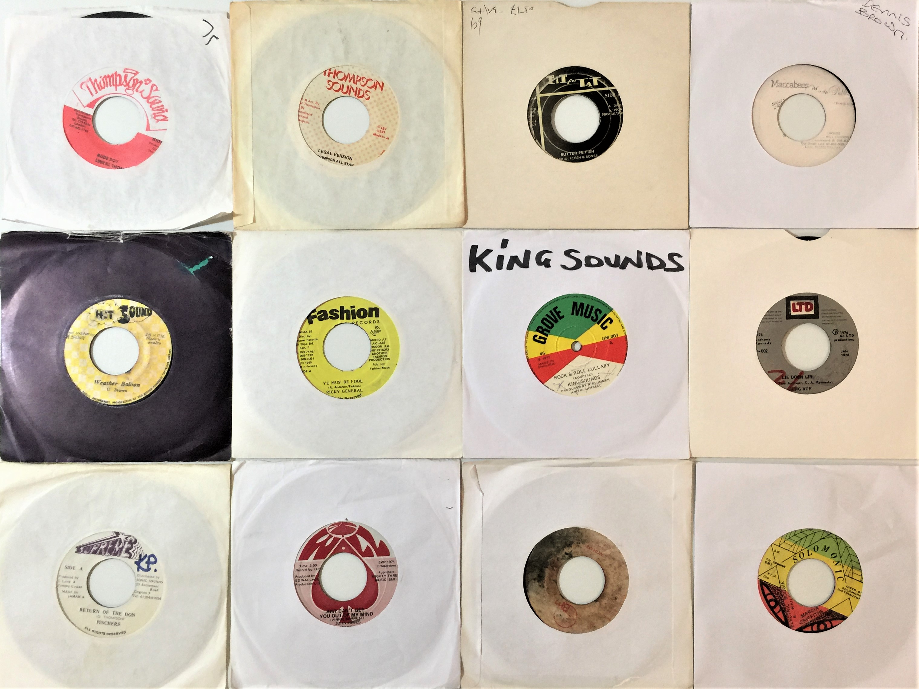 Lot 621 - JAMAICAN ISSUED REGGAE 7". Approx 75 x 7"