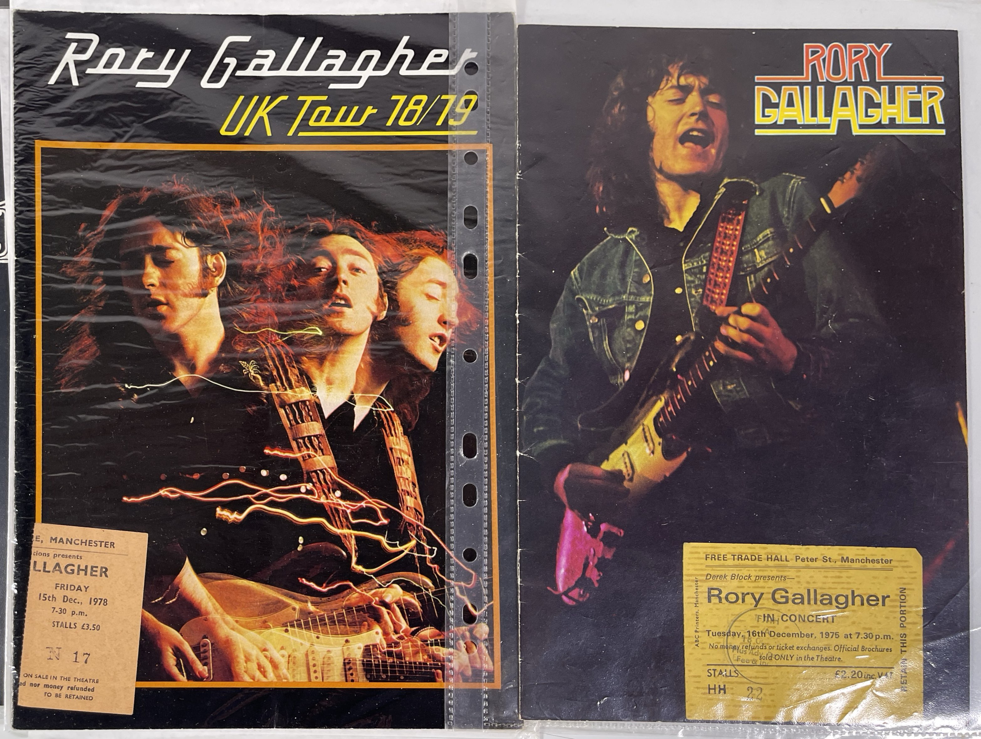 Lot 78 - RORY GALLAGHER - SIGNED LETTER AND ORIGINAL