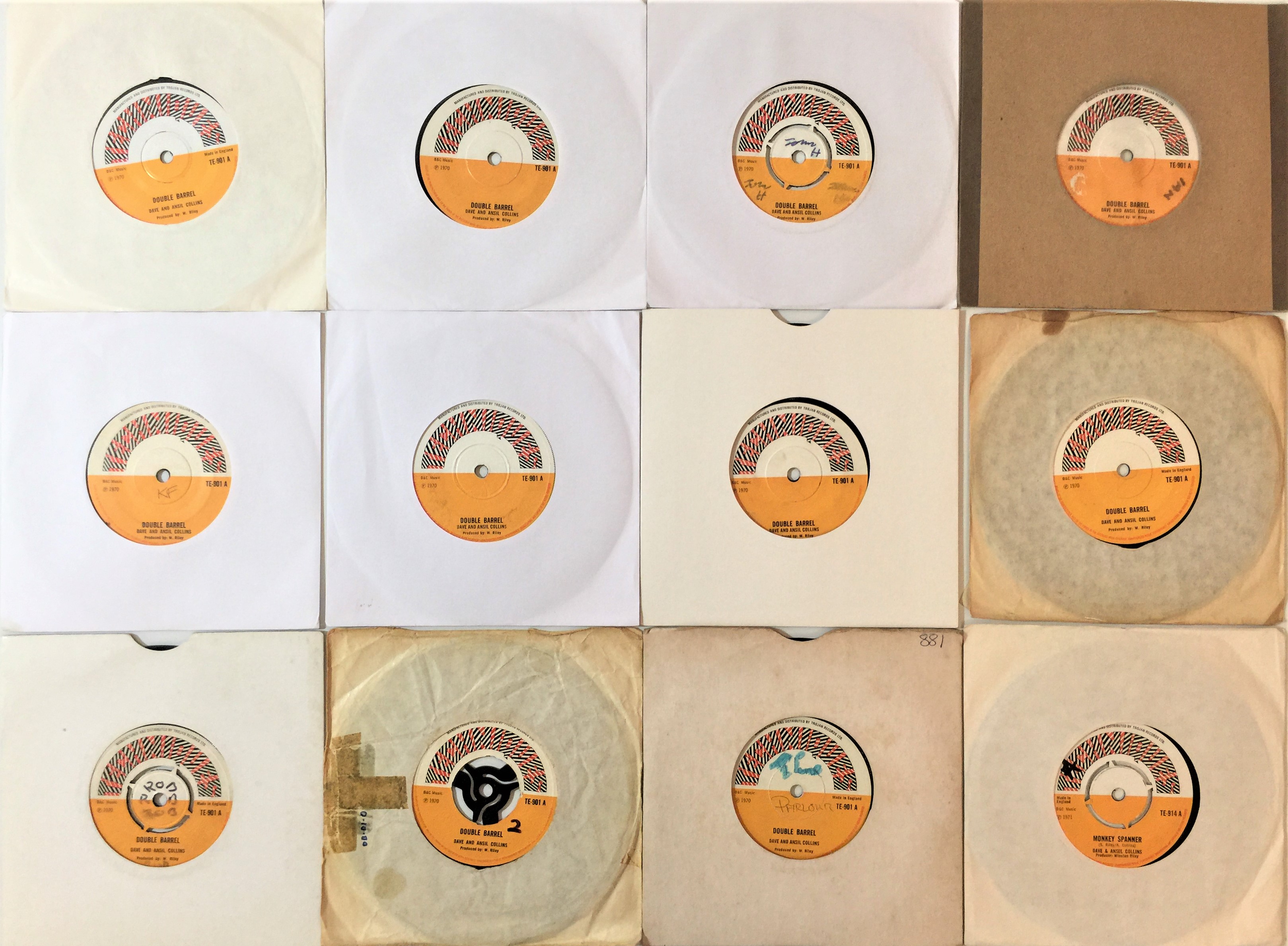 Lot 624 - REGGAE SINGLES ON MAGNET AND CACTUS LABELS.