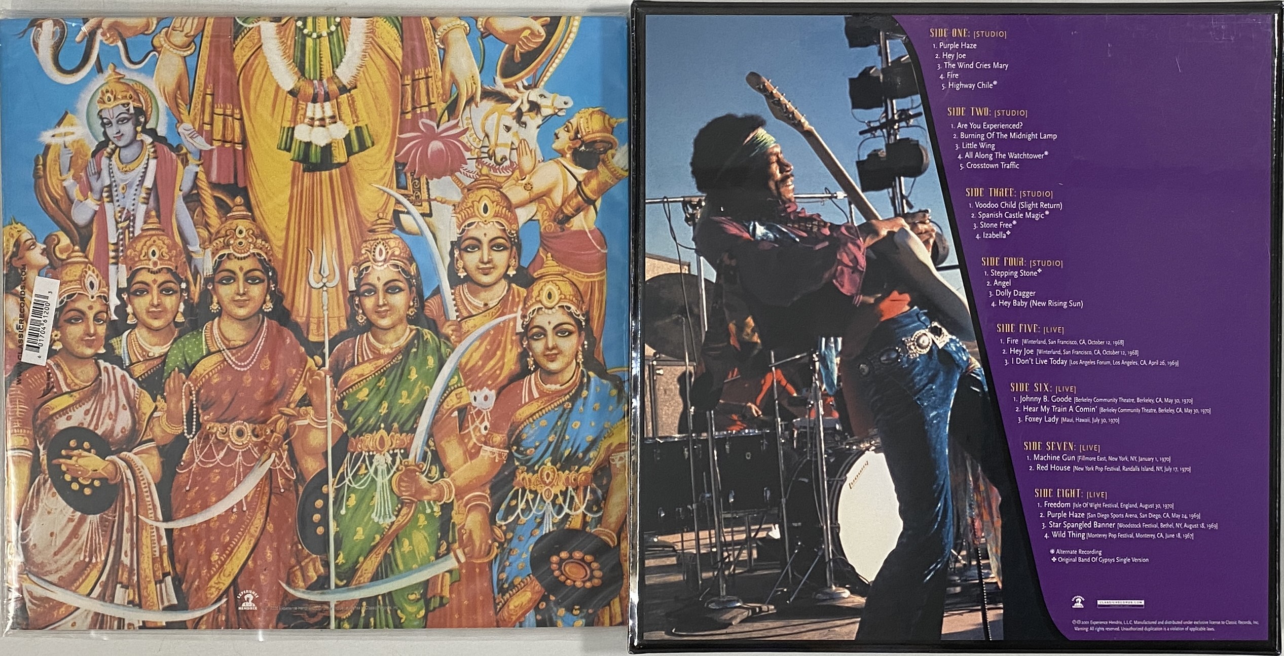 Lot 1119 - JIMI HENDRIX - CLASSIC RECORDS AUDIOPHILE