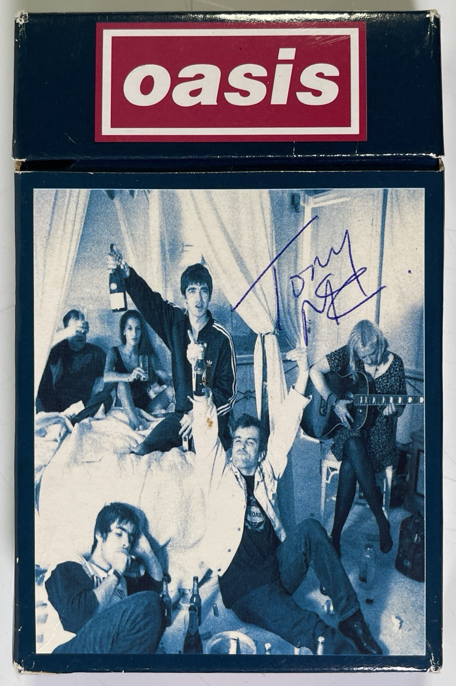 Lot 343 - OASIS - CONCERT SETLIST AND SIGNED