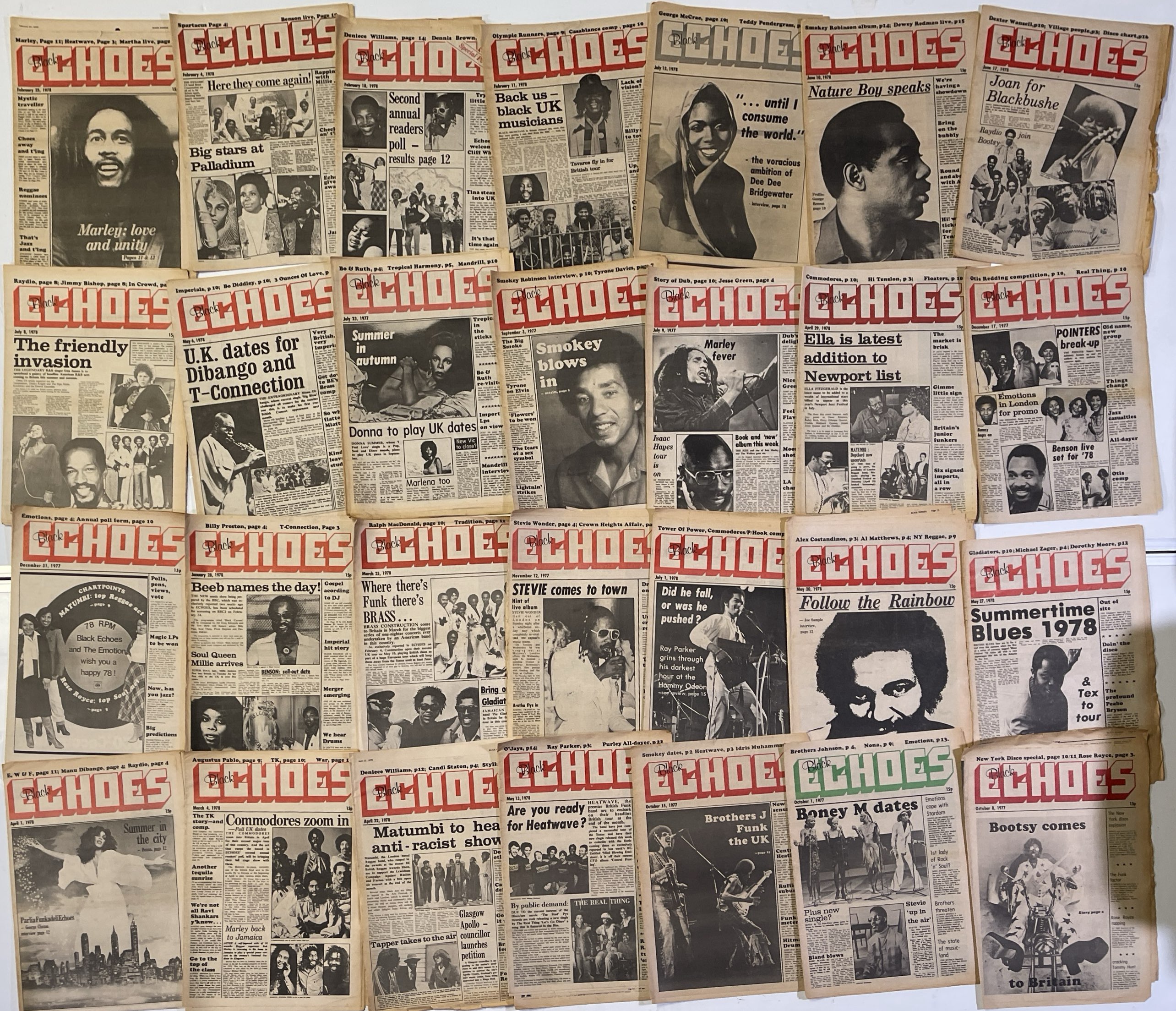 Lot 120 - COMPREHENSIVE COLLECTION OF 700+ ECHOES