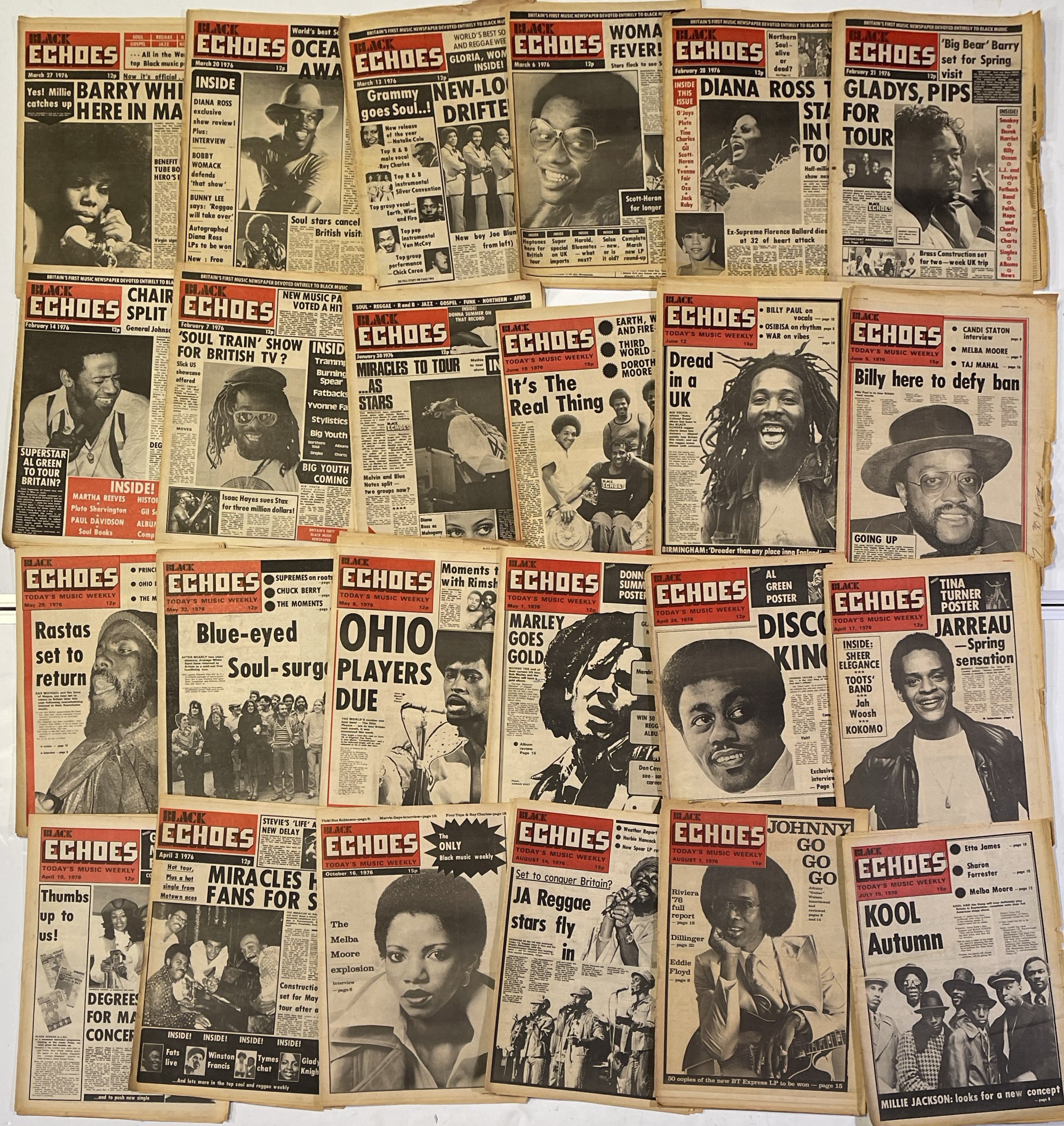 Lot 120 - COMPREHENSIVE COLLECTION OF 700+ ECHOES