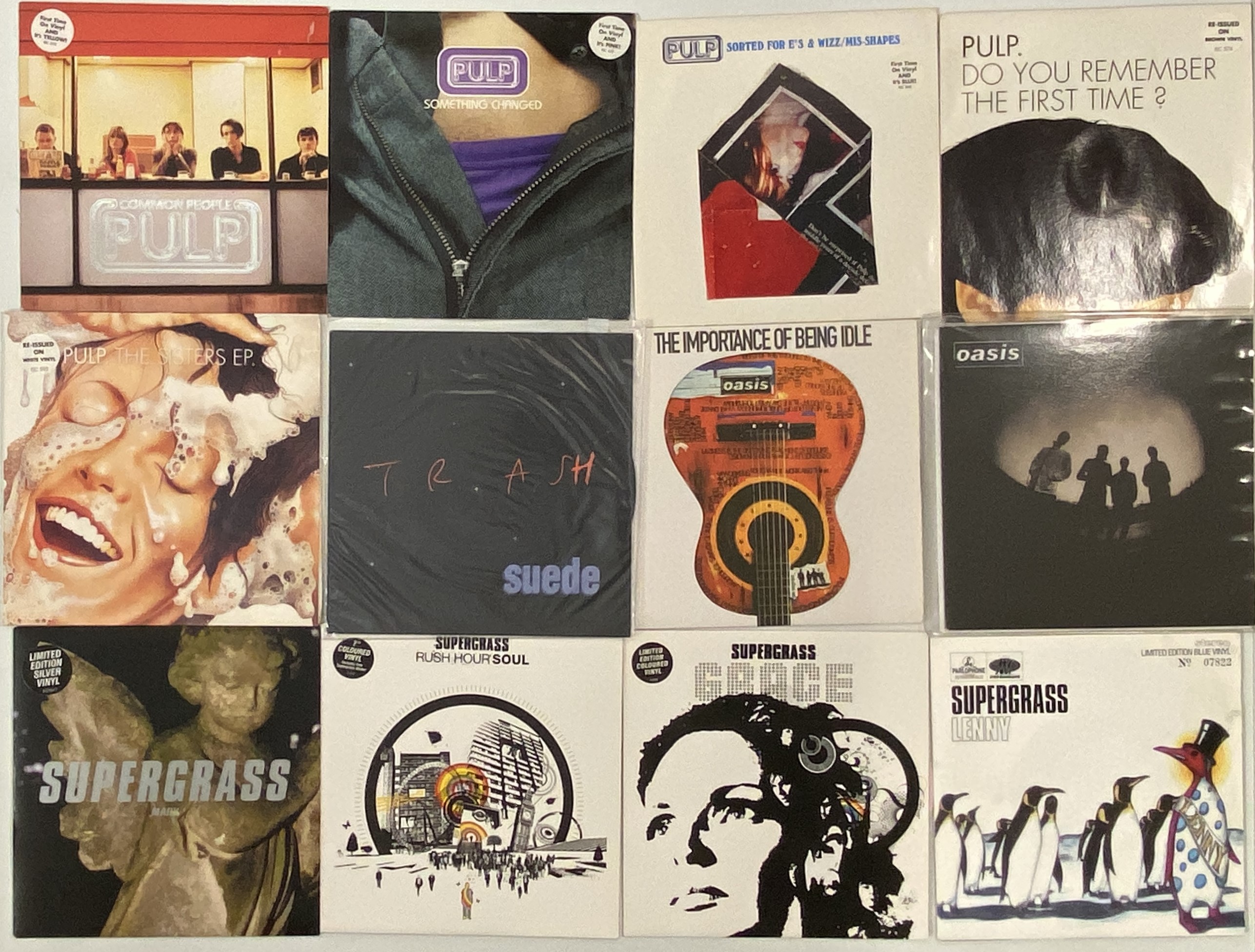 Lot 1238 - BATTLE OF BRITPOP - 7" PACK