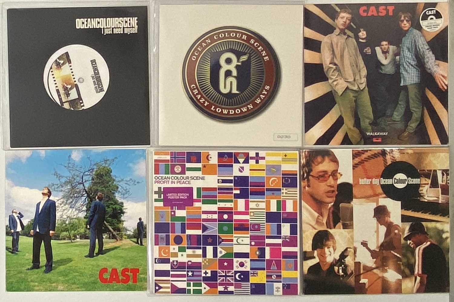 Lot 1238 - BATTLE OF BRITPOP - 7" PACK