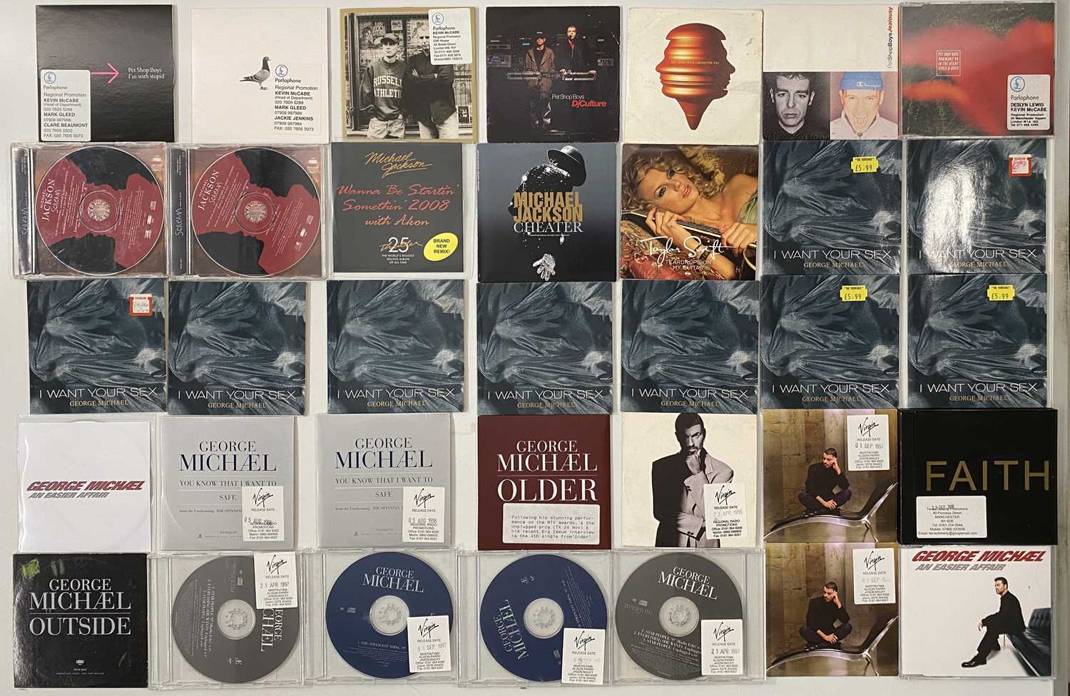 Lot 1277 - CLASSIC POP PROMO CDS - INC MADONNA, TAYLOR