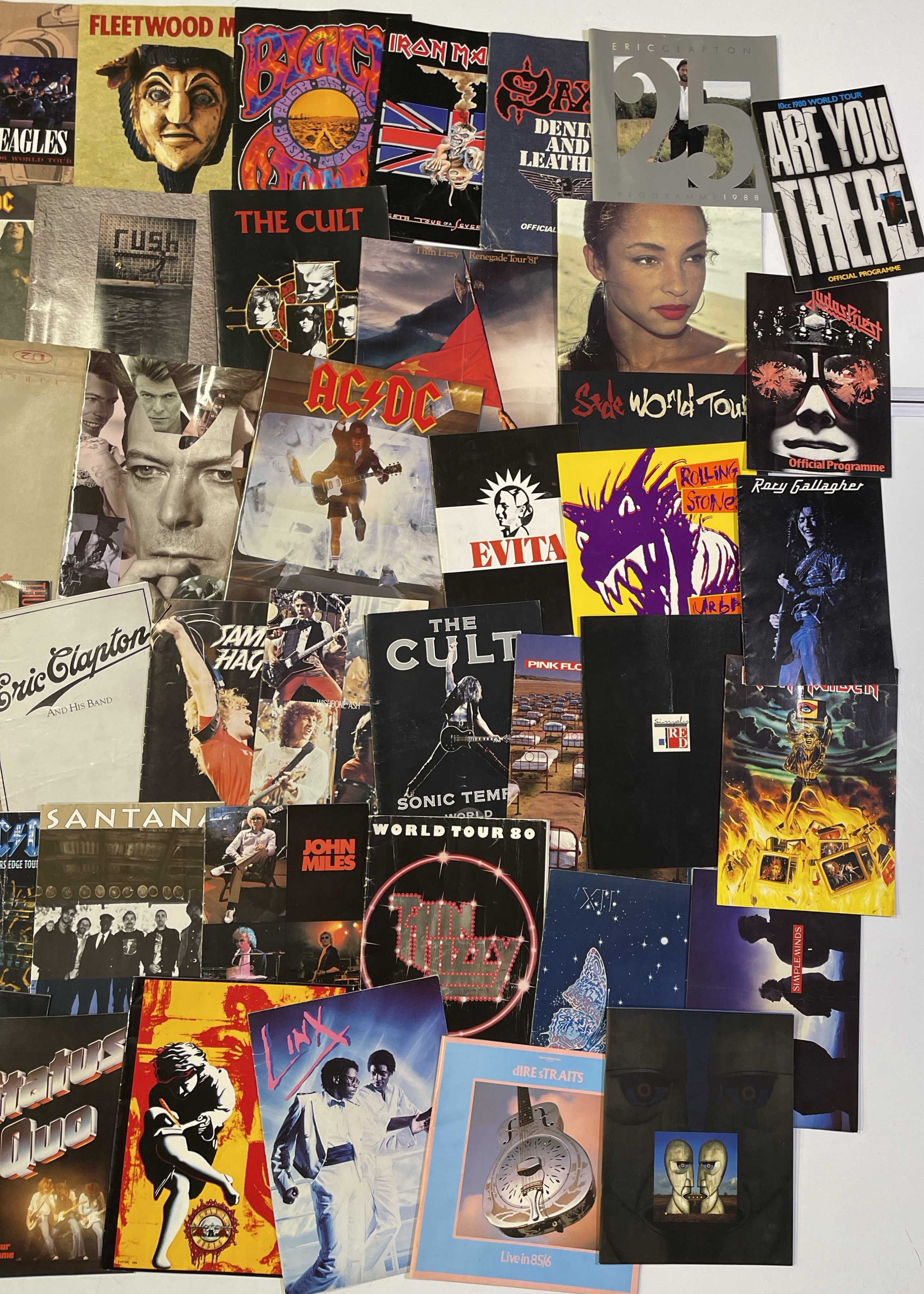 Lot 151 - HEAVY ROCK PROGRAMME COLLECTION.
