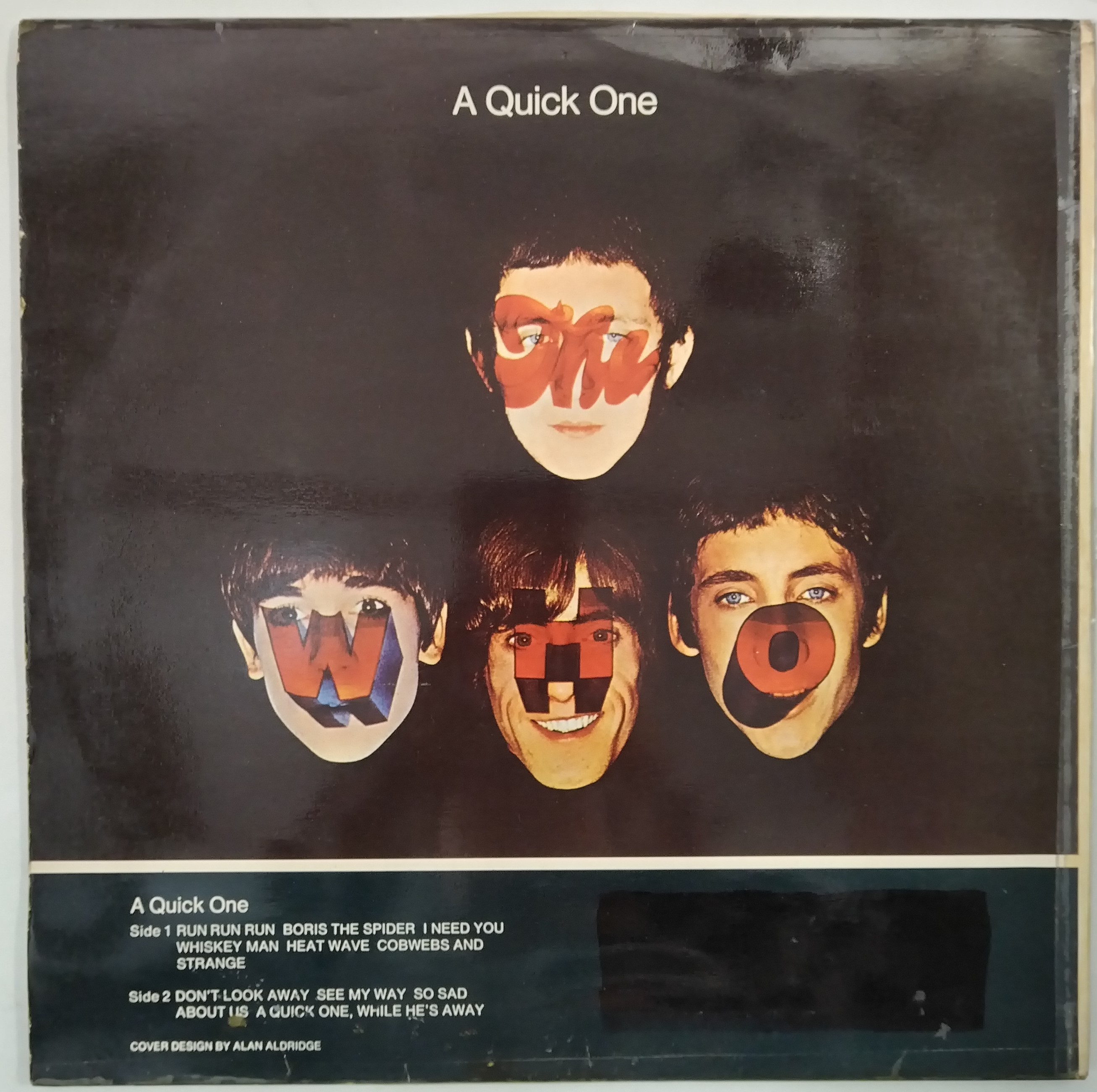 Lot 4 - THE WHO - A QUICK ONE LP - ALTERNATIVE 'PROOF'