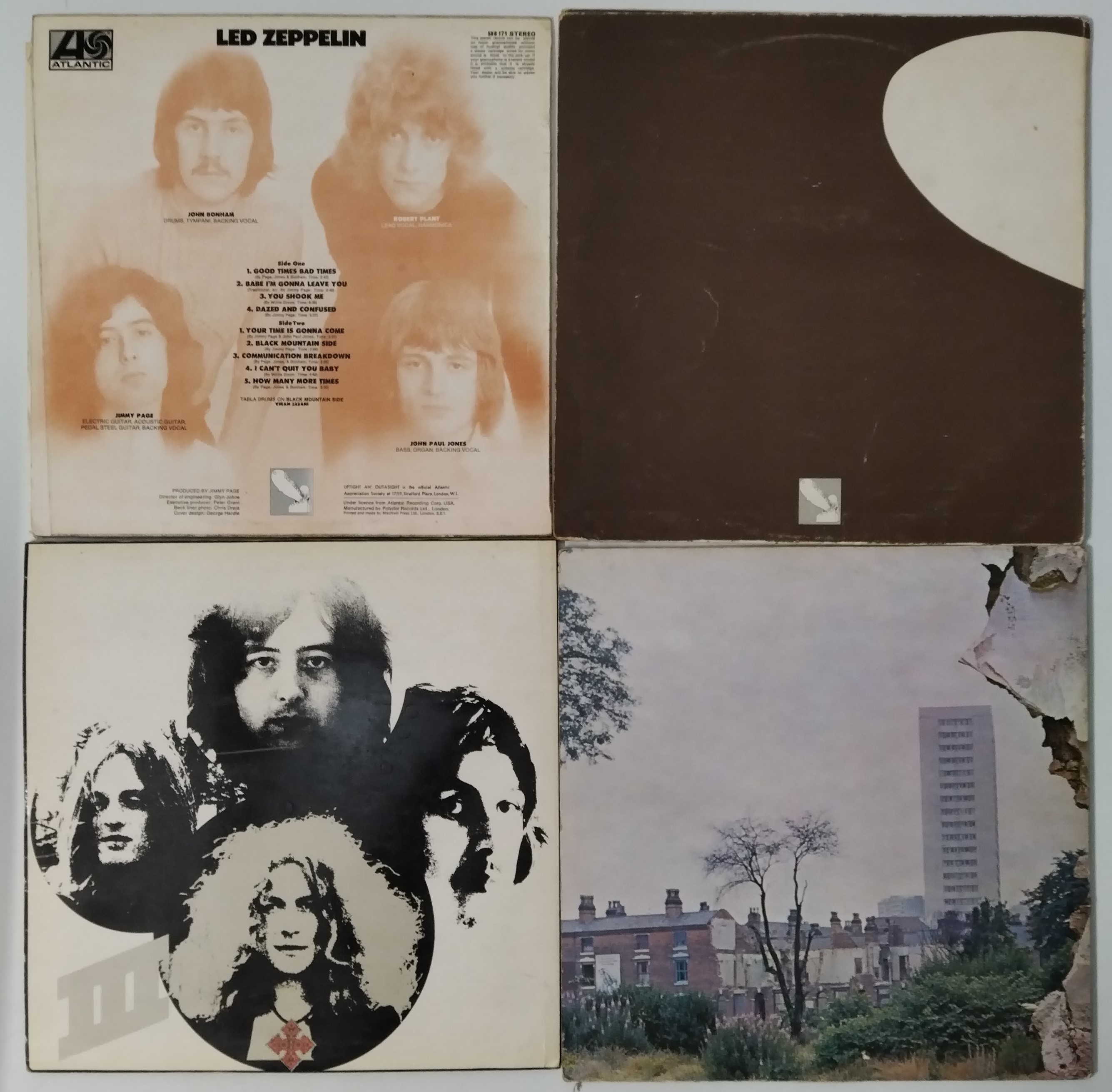 Lot 26 - LED ZEPPELIN - PLUM/RED ATLANTIC - LP PACK