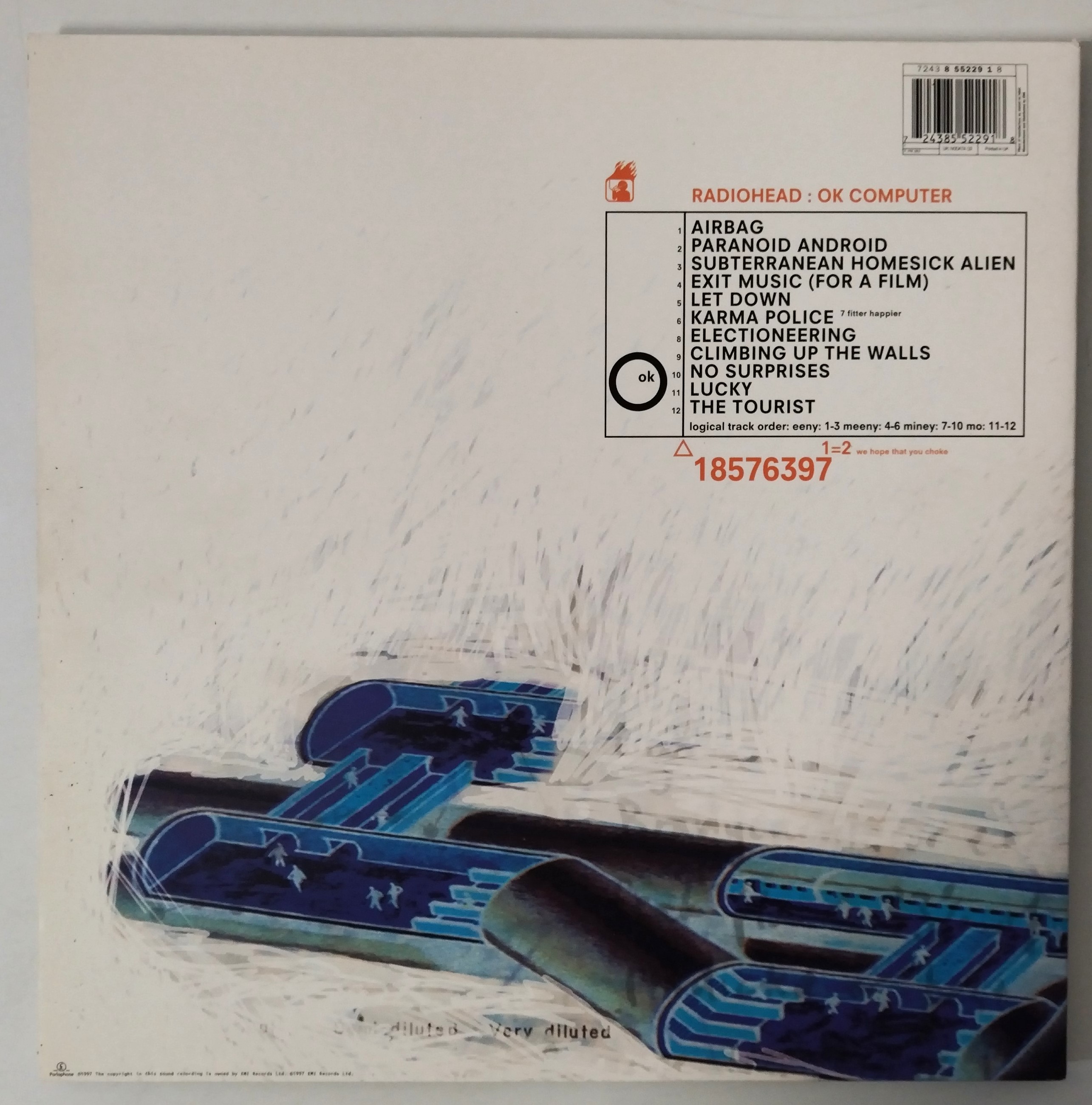 Lot 29 - RADIOHEAD - OK COMPUTER LP (8552291