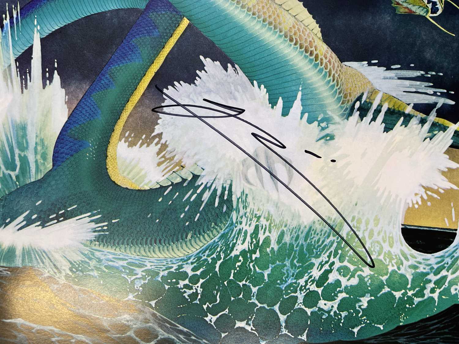 Lot 229 - JOHN WETTON - FULLY SIGNED 1982 ASIA POSTER