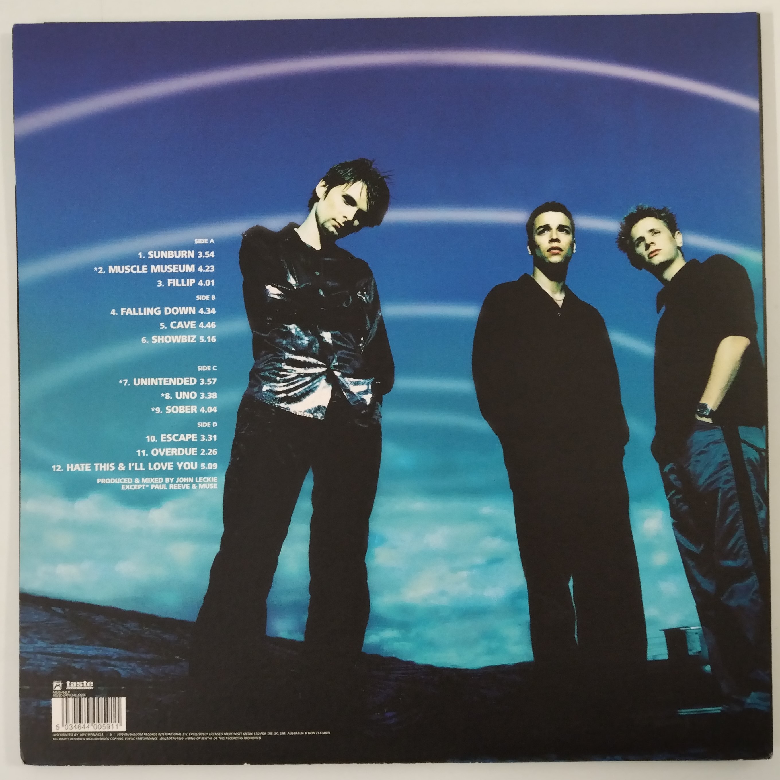 Lot 151 - MUSE - SHOWBIZ LP (UK LIMITED/ CLEAR VINYL