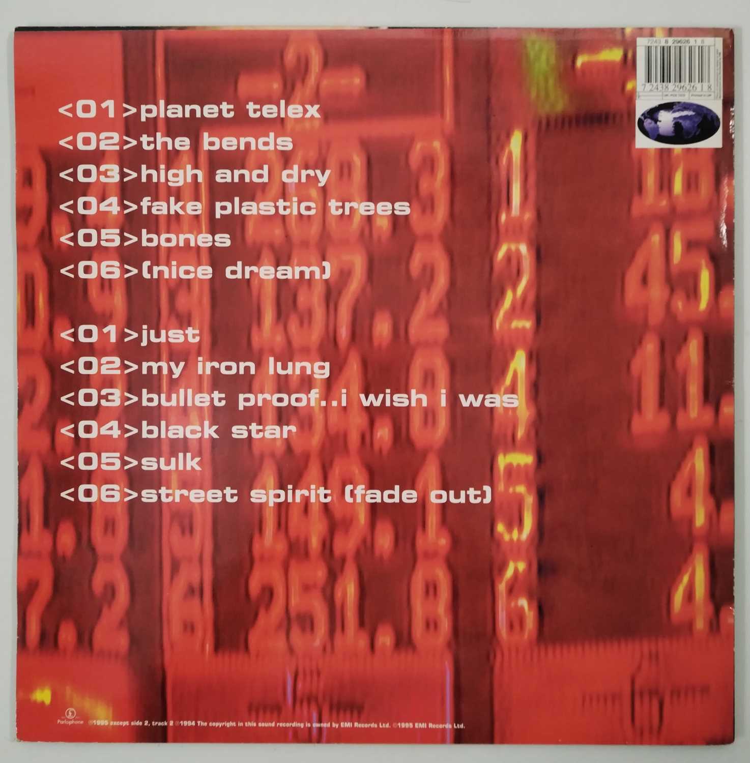 Lot 153 - RADIOHEAD - THE BENDS LP (UK 1ST PRESS - PCS