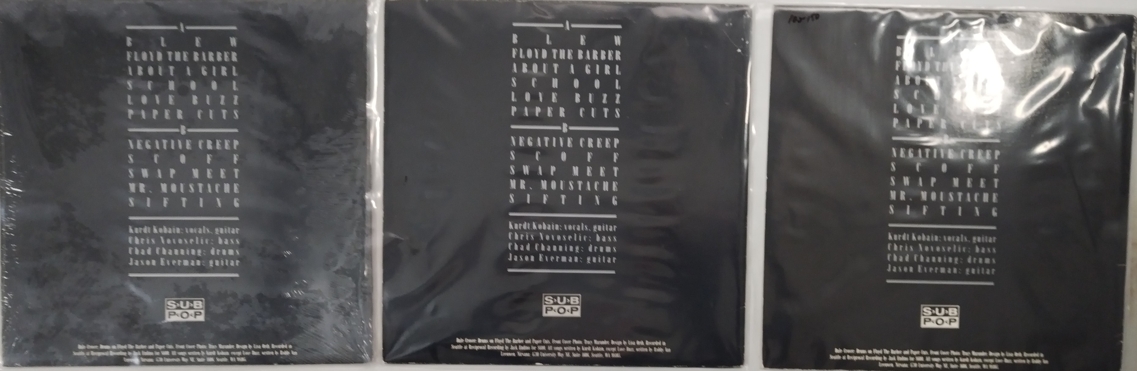 Lot 164 - NIRVANA - BLEACH LP PACK (US MARBLED VINYL