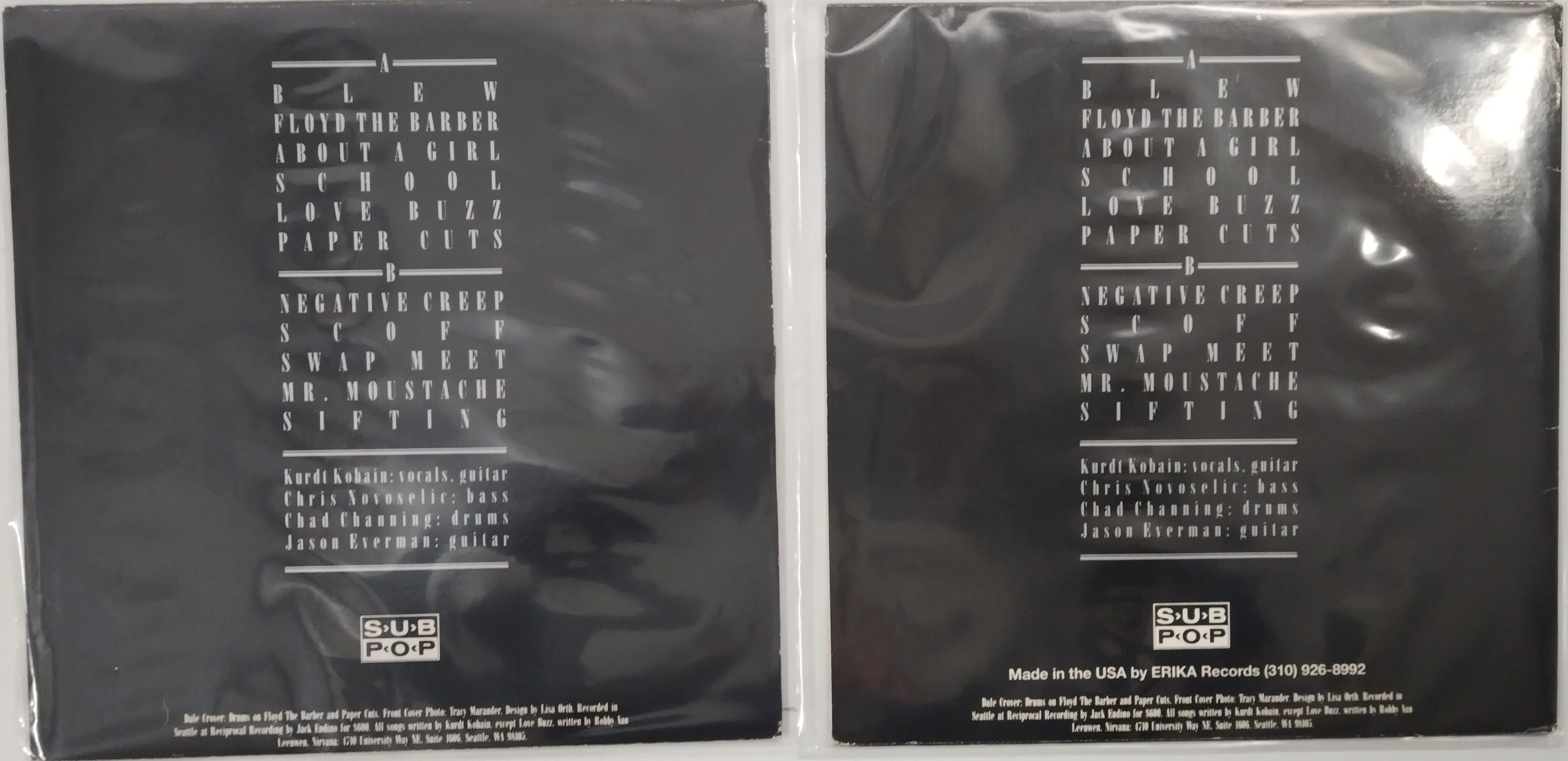 Lot 165 - NIRVANA - BLEACH LP PACK (US TRANSLUCENT