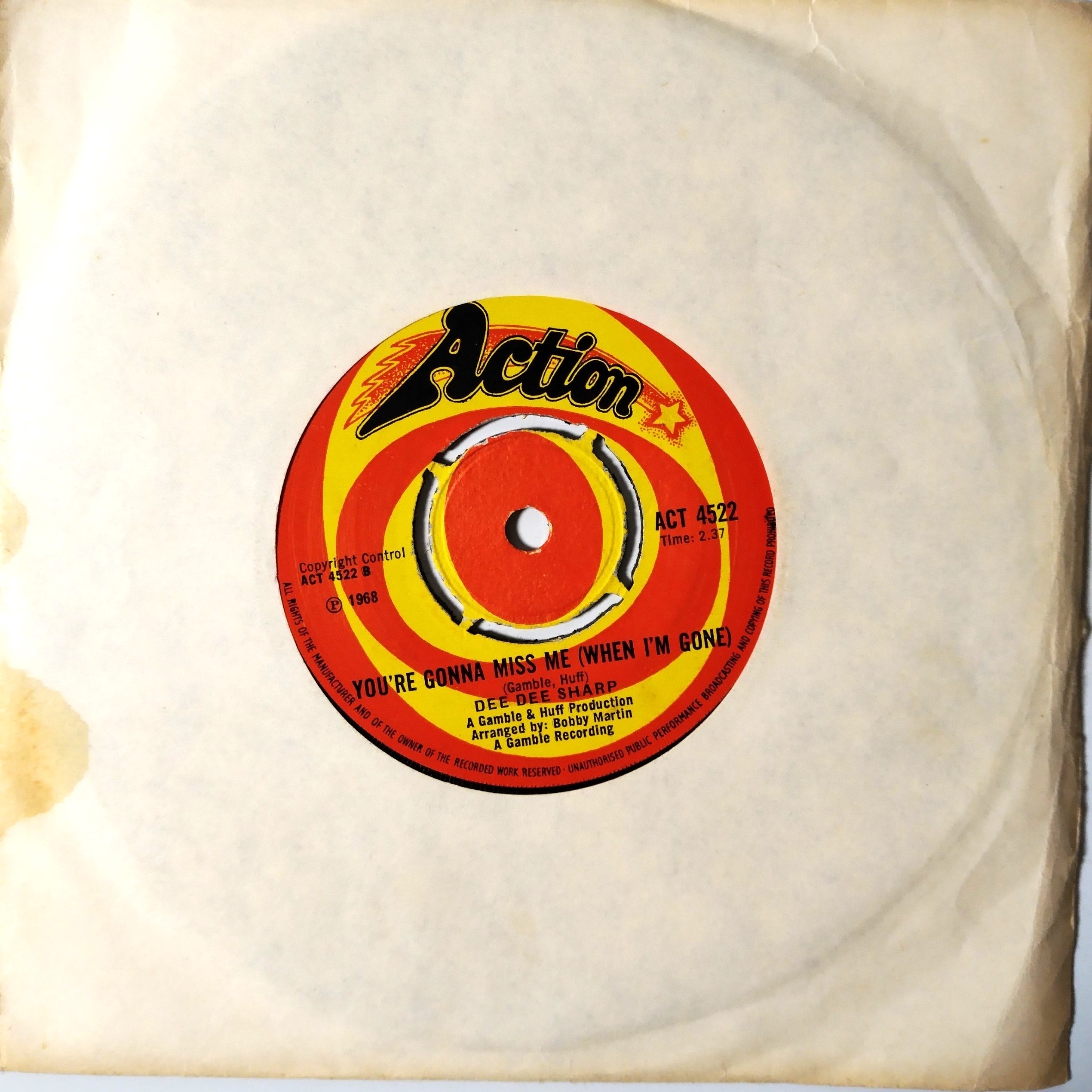 Lot 59 - DEE DEE SHARP - WHAT KIND OF LADY C/W YOU'RE