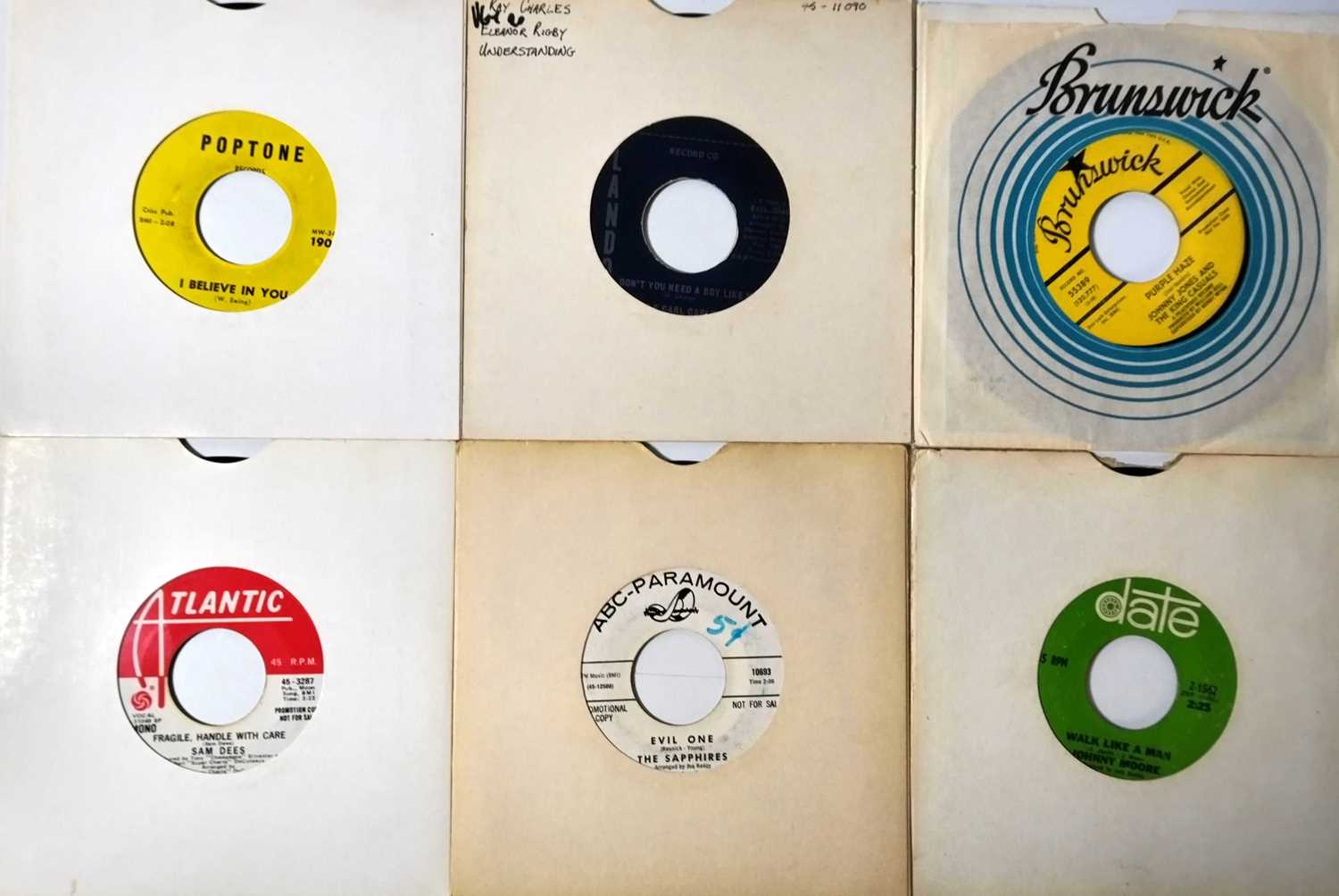 Lot 141 - 6 SOUL US PRESSING 7" SINGLES INCLUDING