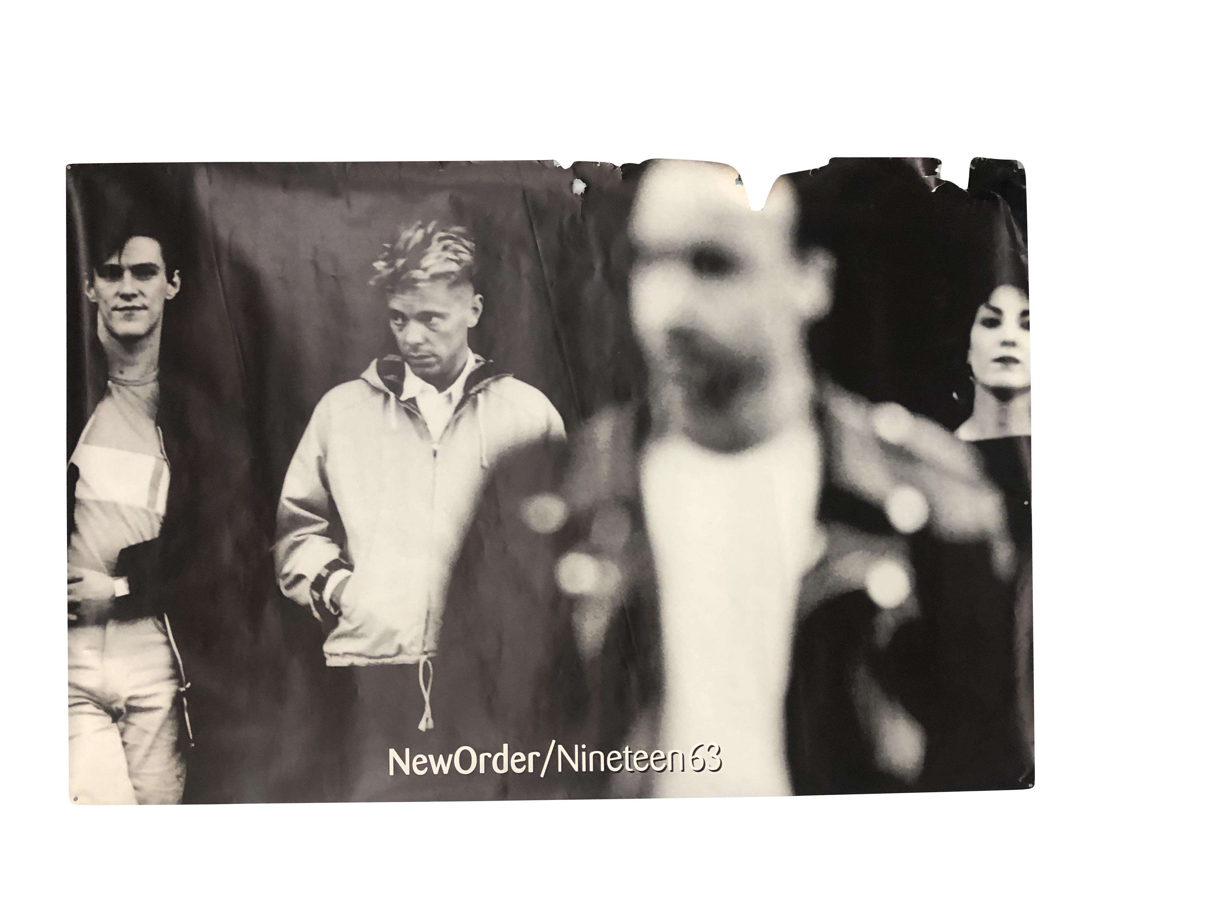 Lot 121 - NEW ORDER ASSORTED POSTERS x4